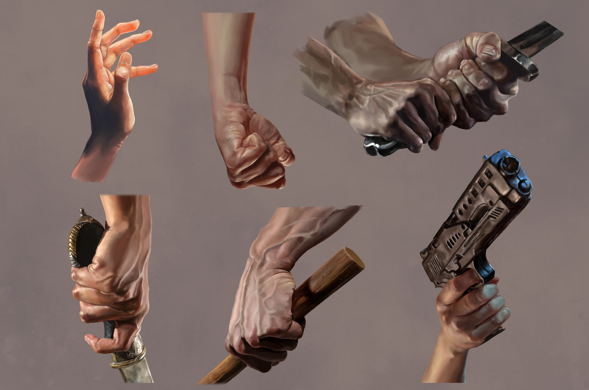 ArtStation - Hands Practice