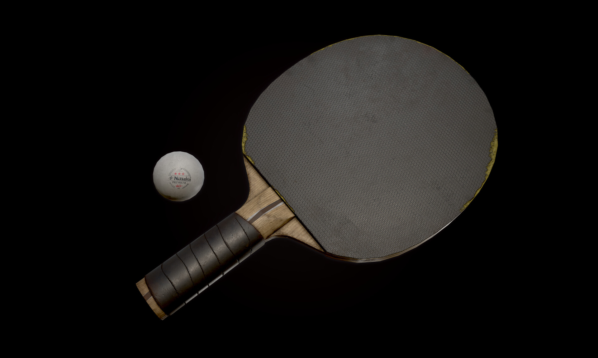 ArtStation - Ping pong racket