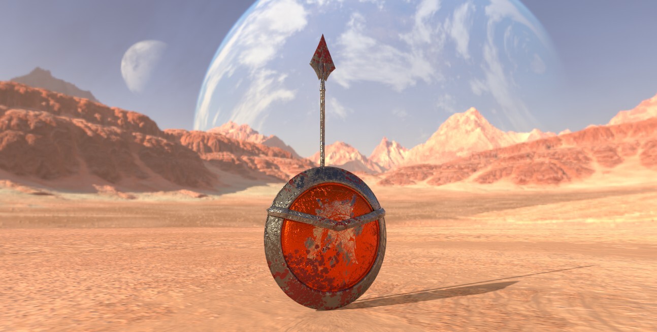 ArtStation - Old Pantheon´s Spear and Shield