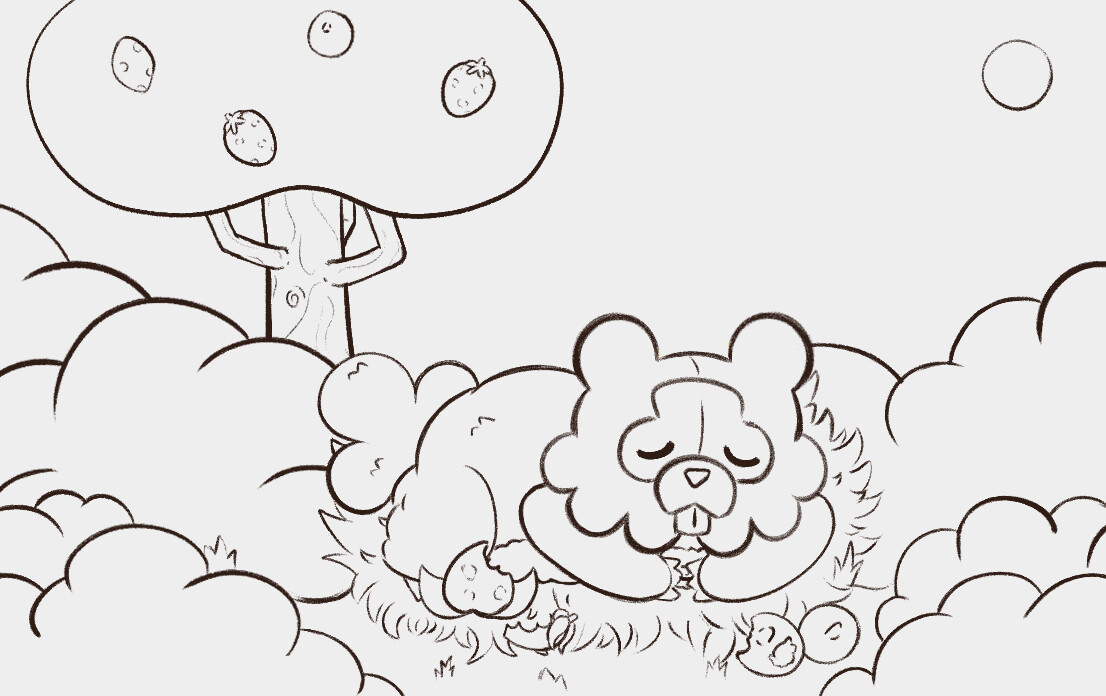 impossibear coloring pages
