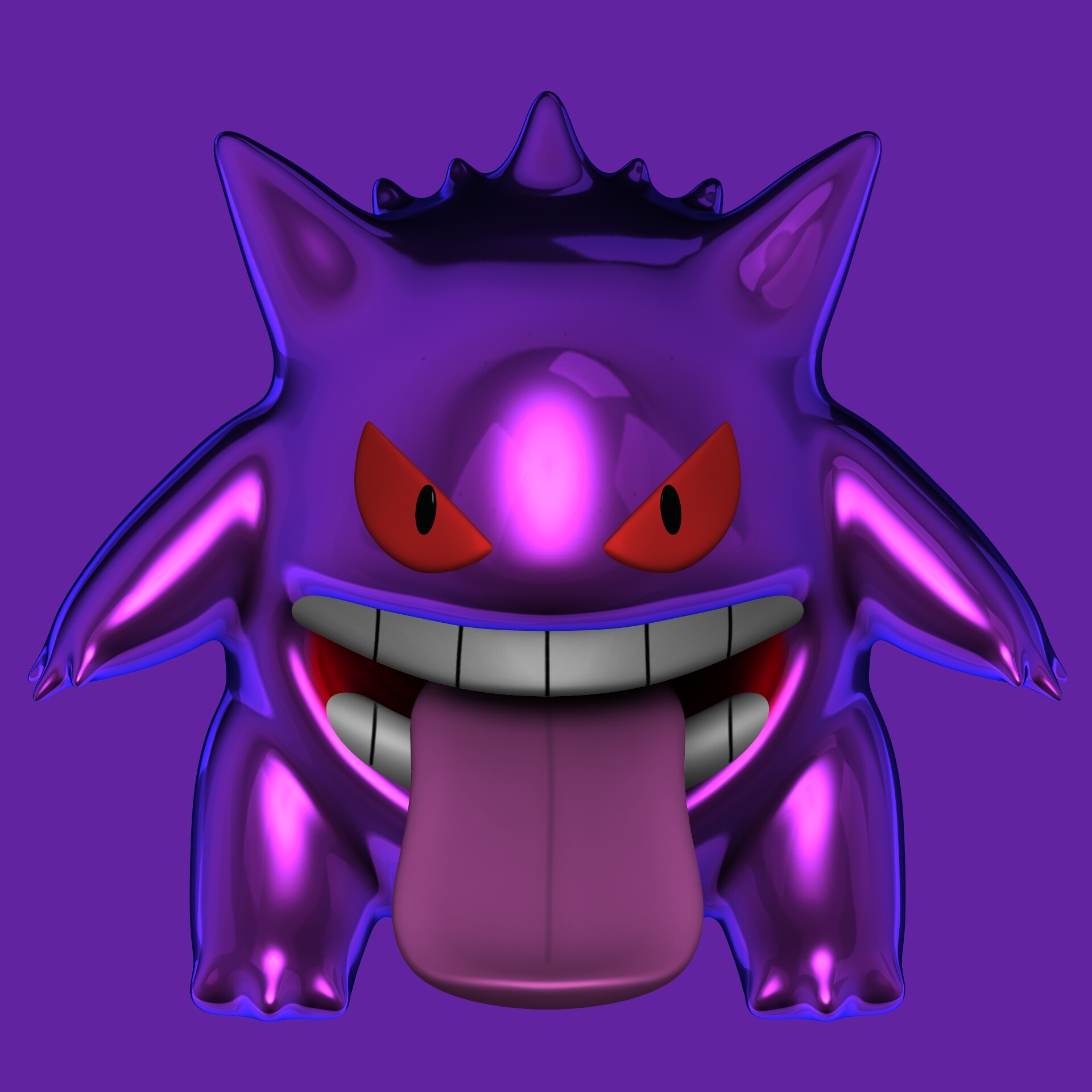 ArtStation - Gengar 3d Zbrush