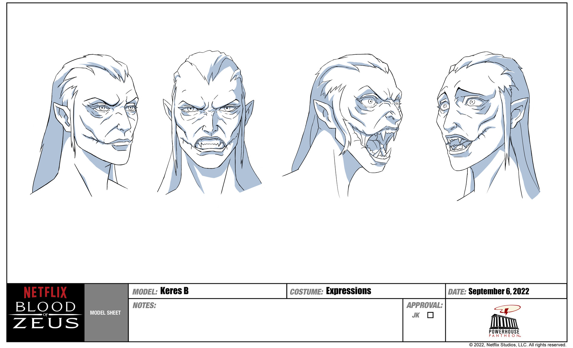 Steven-Wayne Ellison - Blood of Zeus Season 2 : Keres Character Designs
