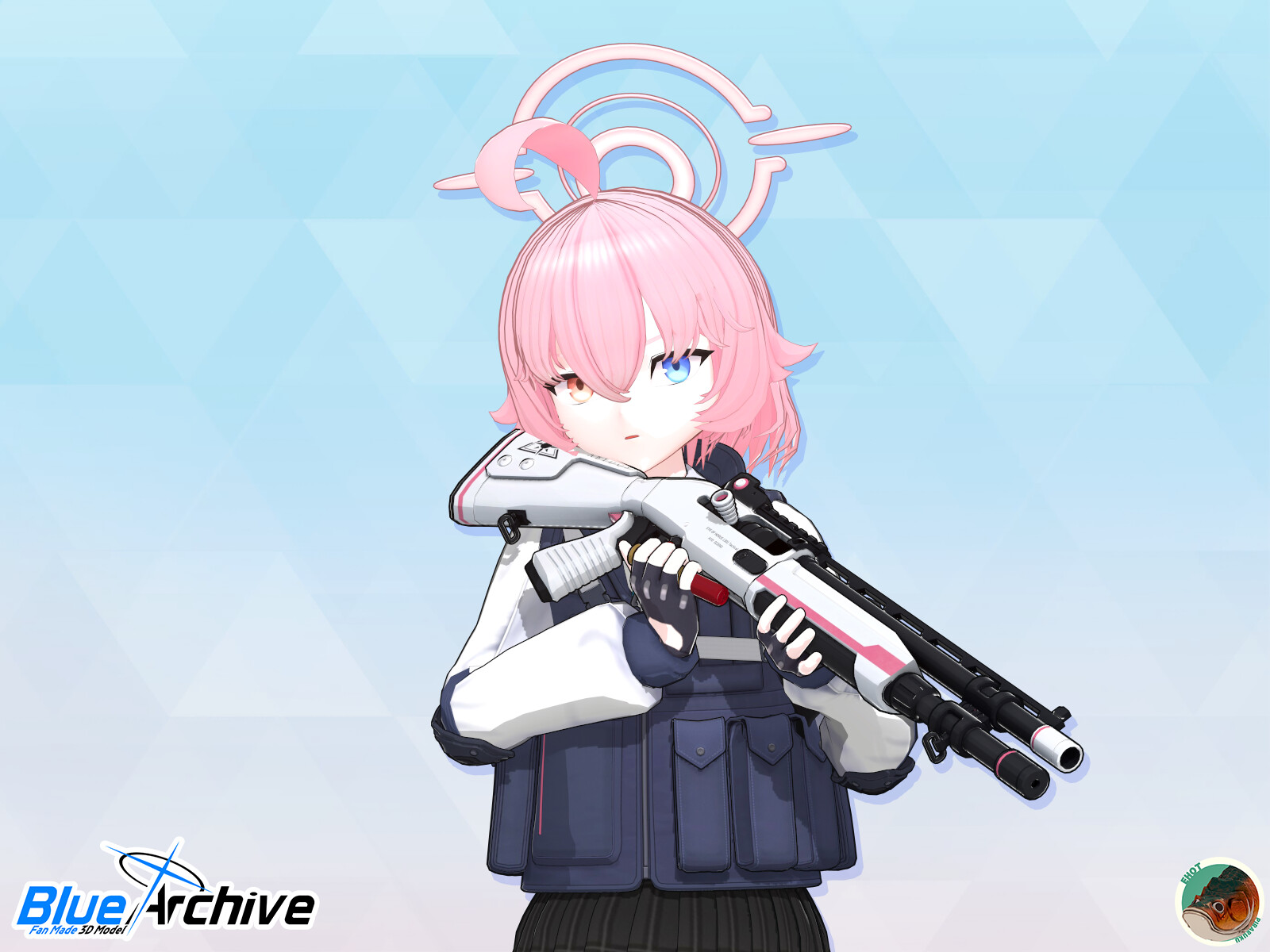 Blue Archive - Hoshino Yume - 3D model by EHOT (@EHOT96) [a80d0fb ...