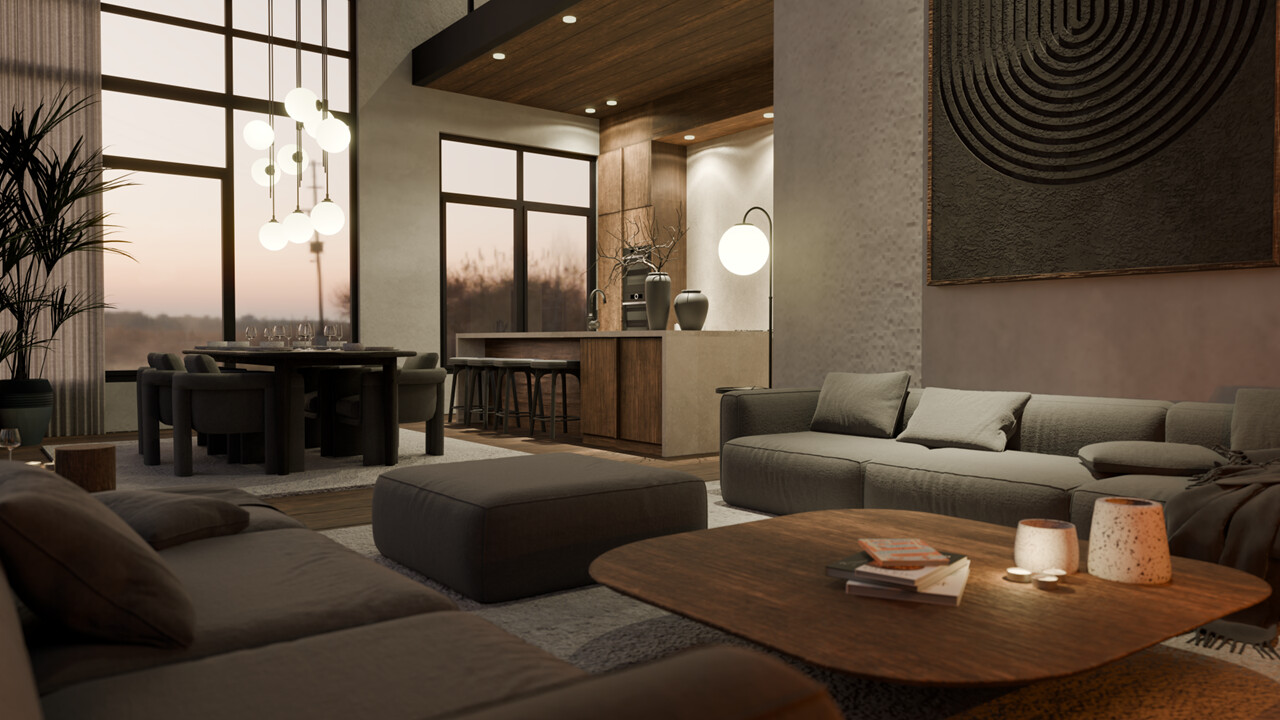 ArtStation - Open floorplan