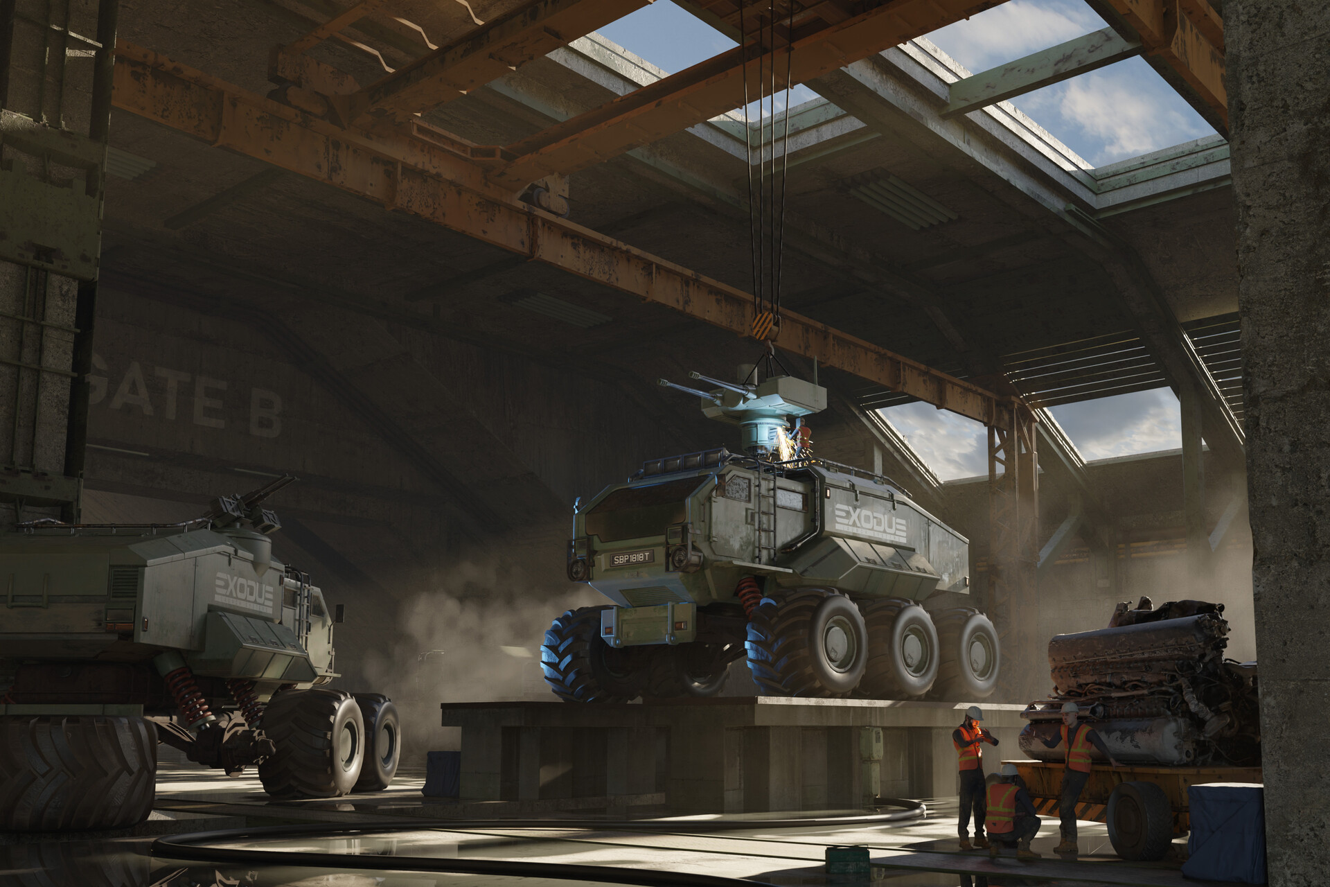 ArtStation - Maintenance station