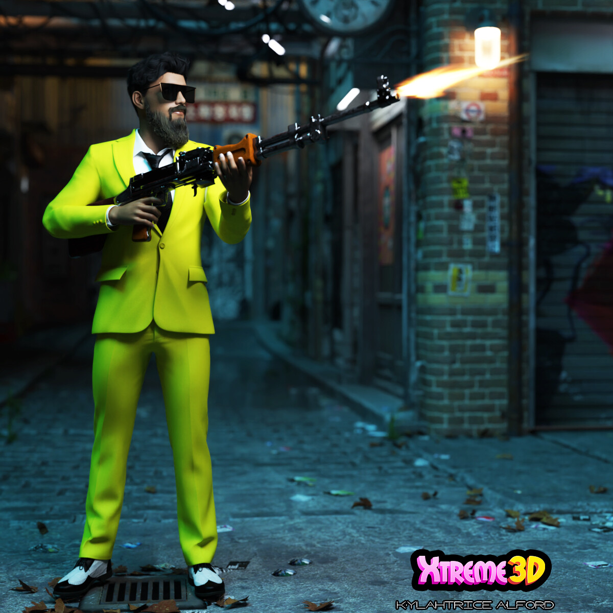 ArtStation - RPD Machine Gun by Cybertenko