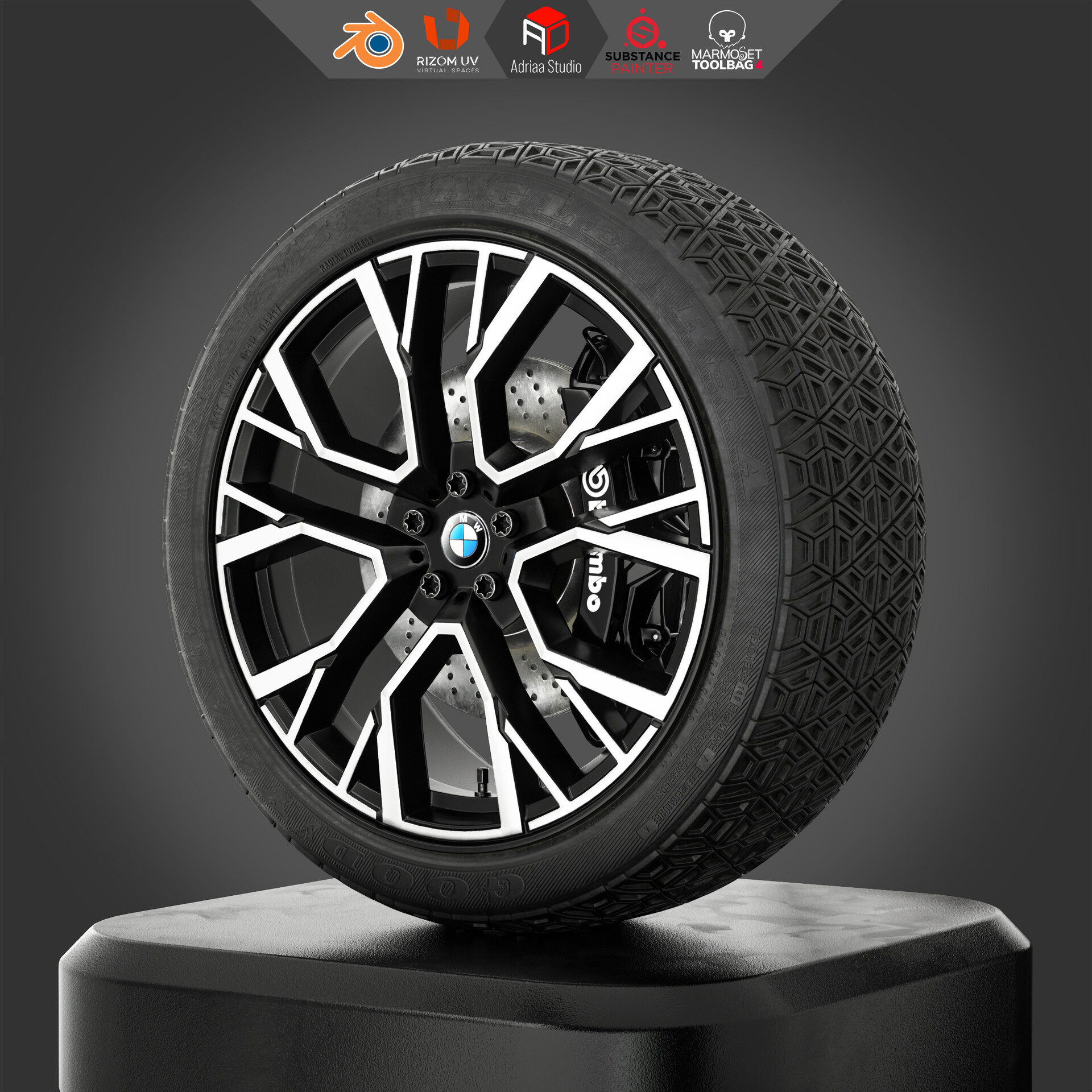 ArtStation - BMW Wheel 02