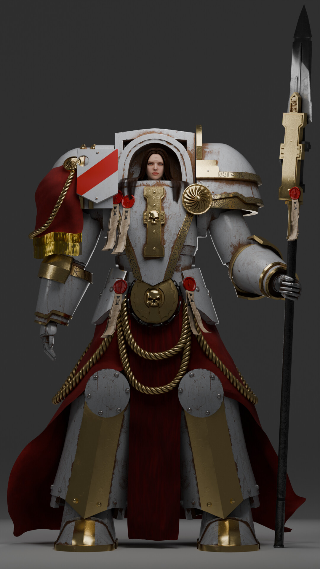 ArtStation - Astor Sabbathiel's inquisitor Terminator armour (fanart)