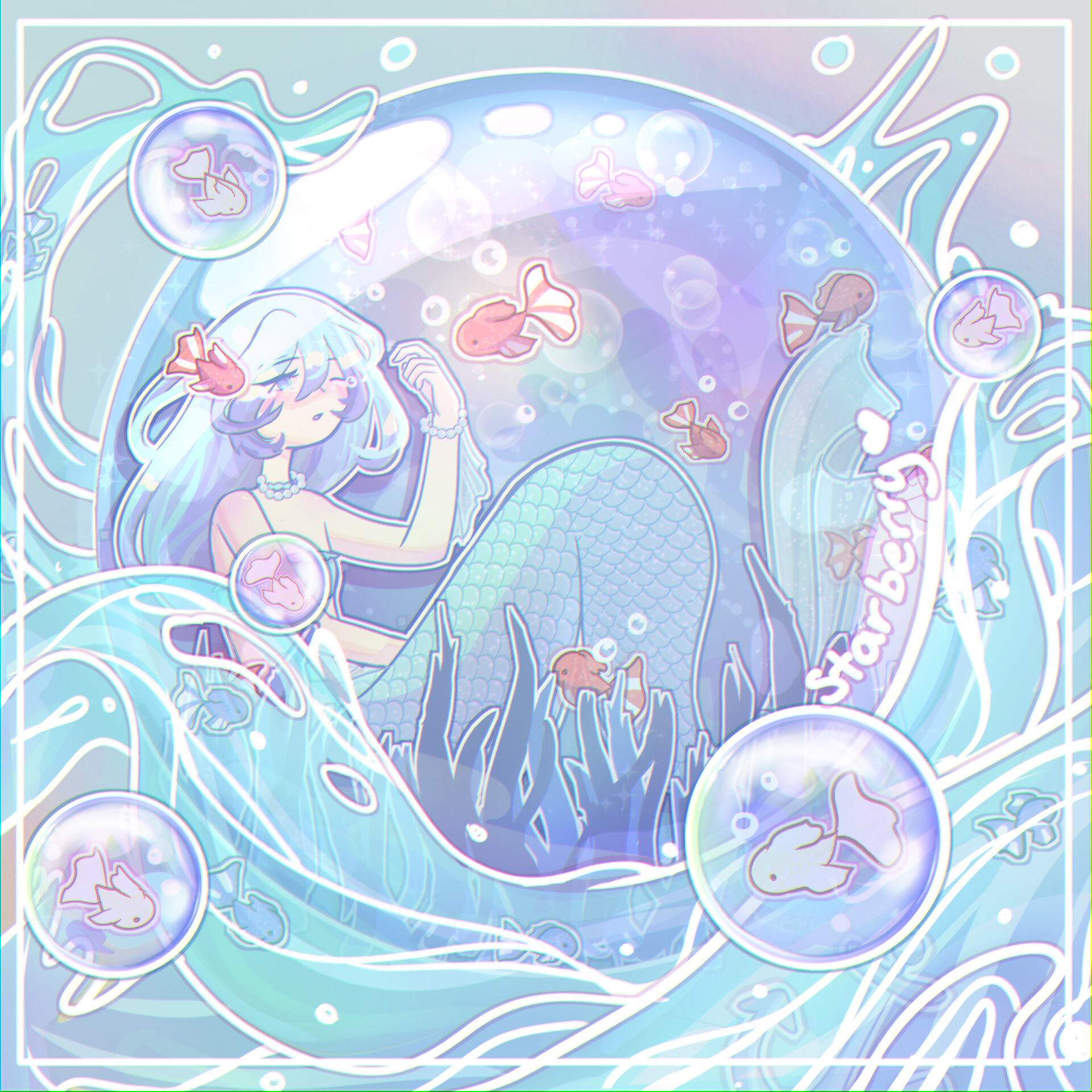 ArtStation - Bubble Mermaid