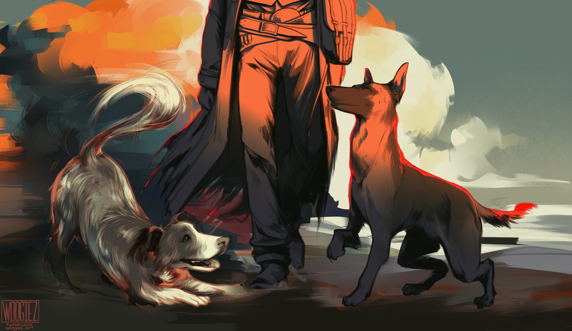 ArtStation - my echo, my shadow, and me