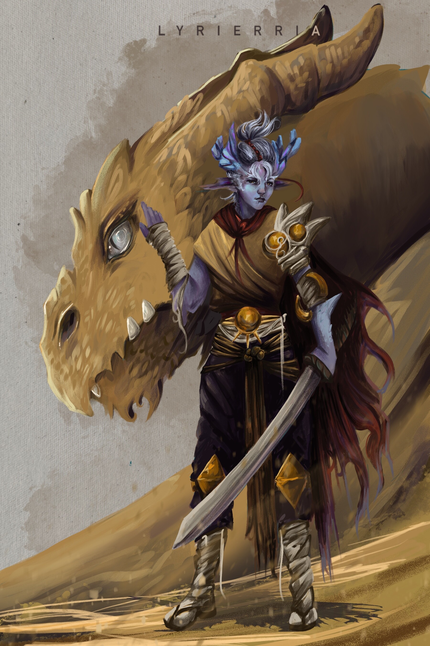 ArtStation - [OC] Twygrådth | Sand Dragon