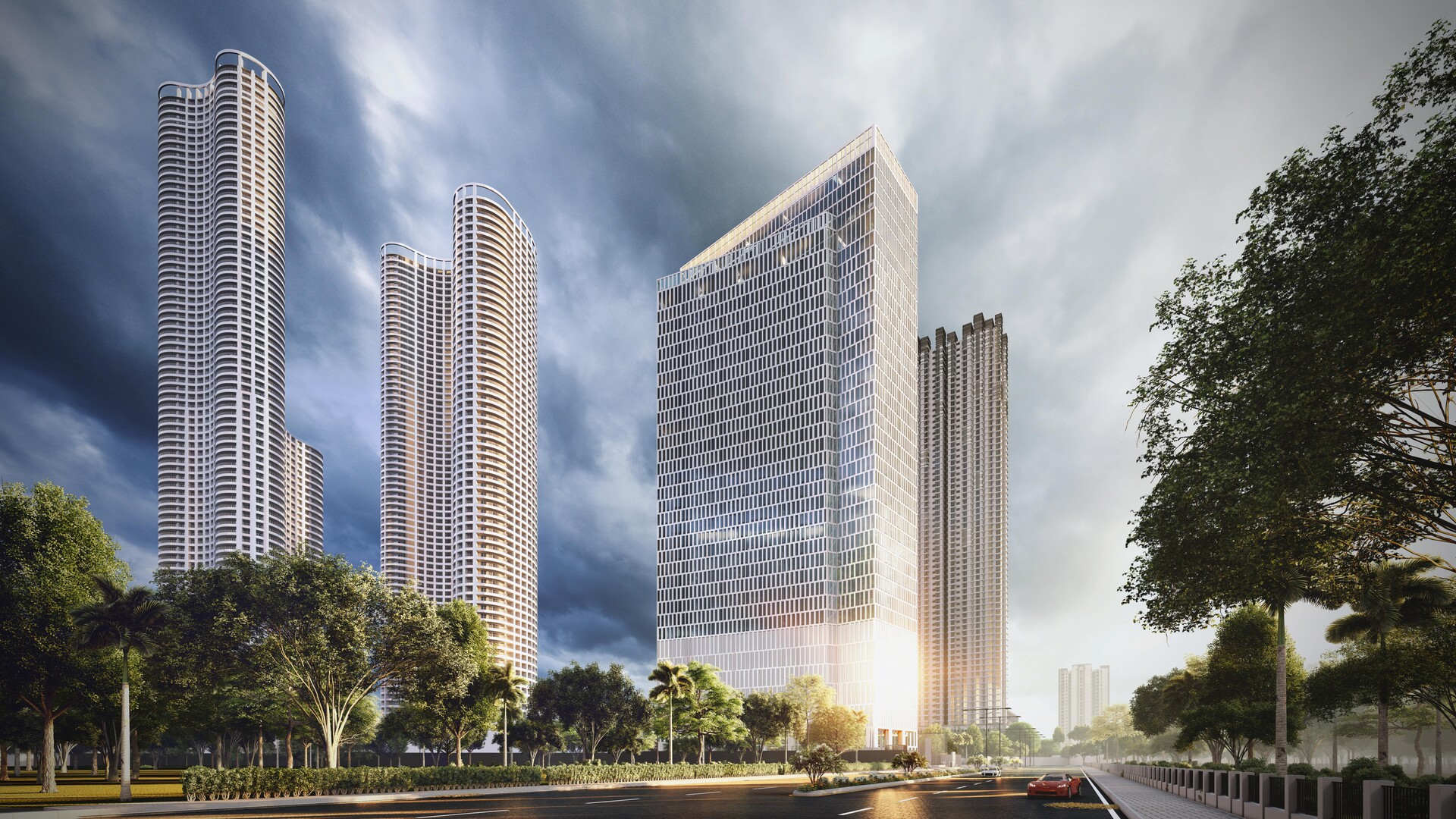ArtStation - Lodha World towers & Commercial
