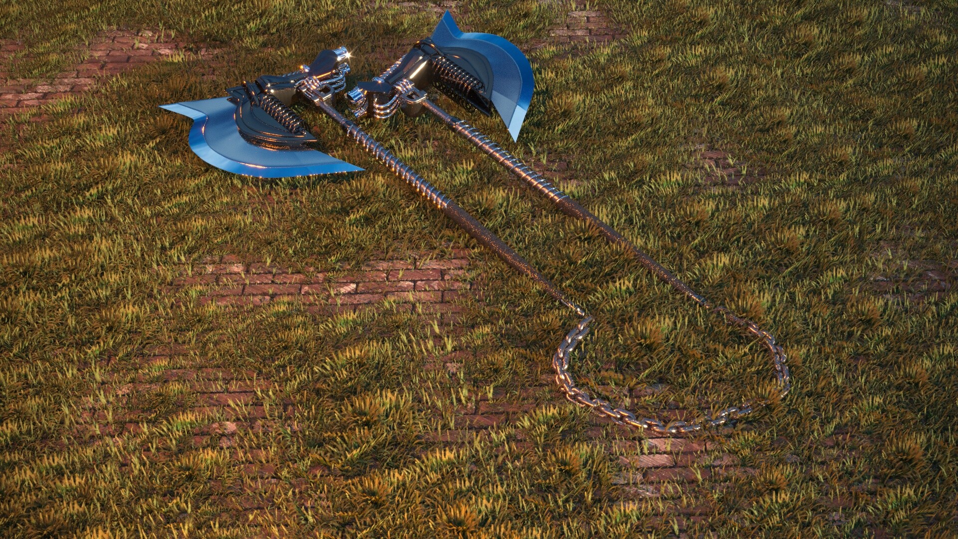 ArtStation - A 2 Axe Weapon Concept Model