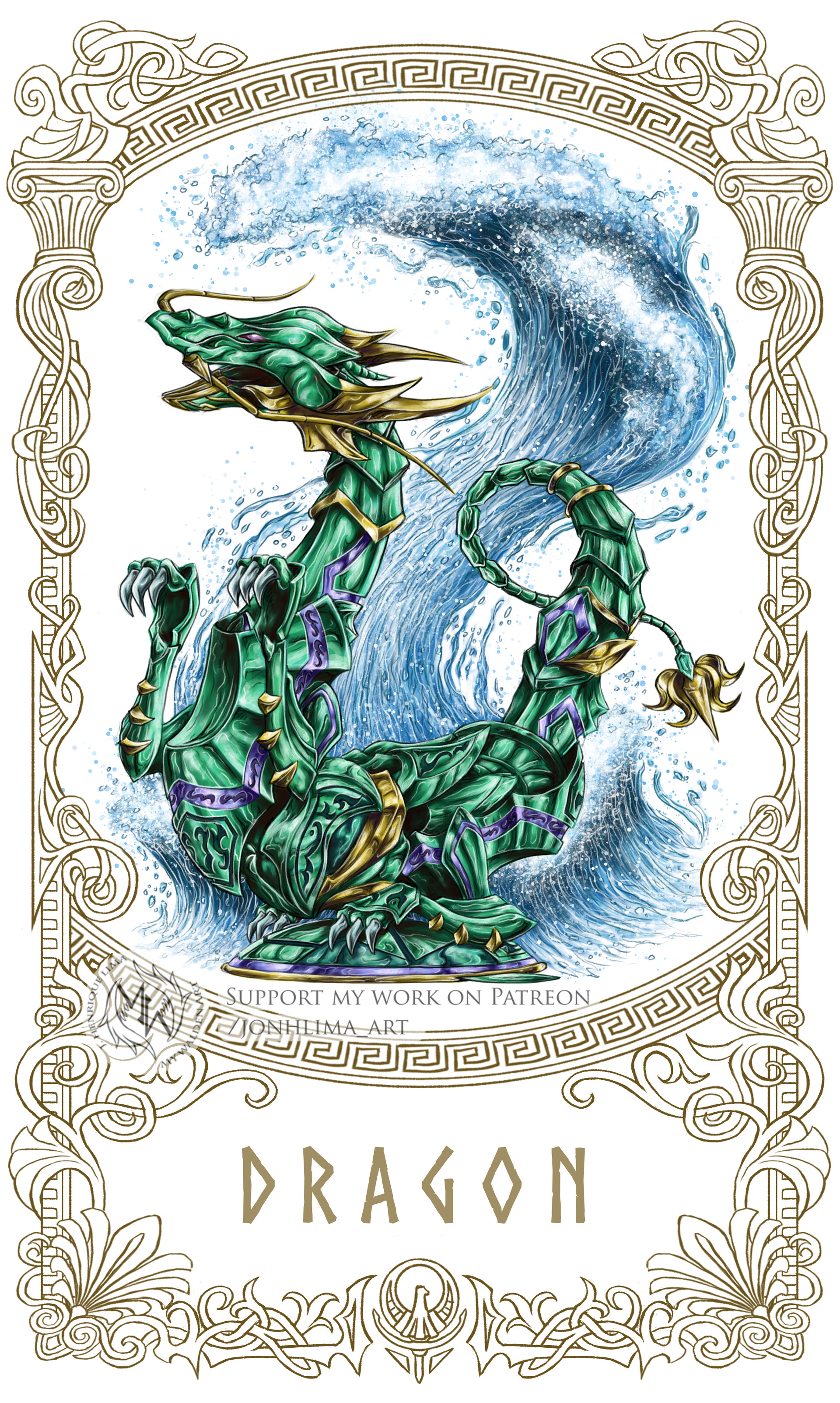 ArtStation - Saint Seiya - Dragon