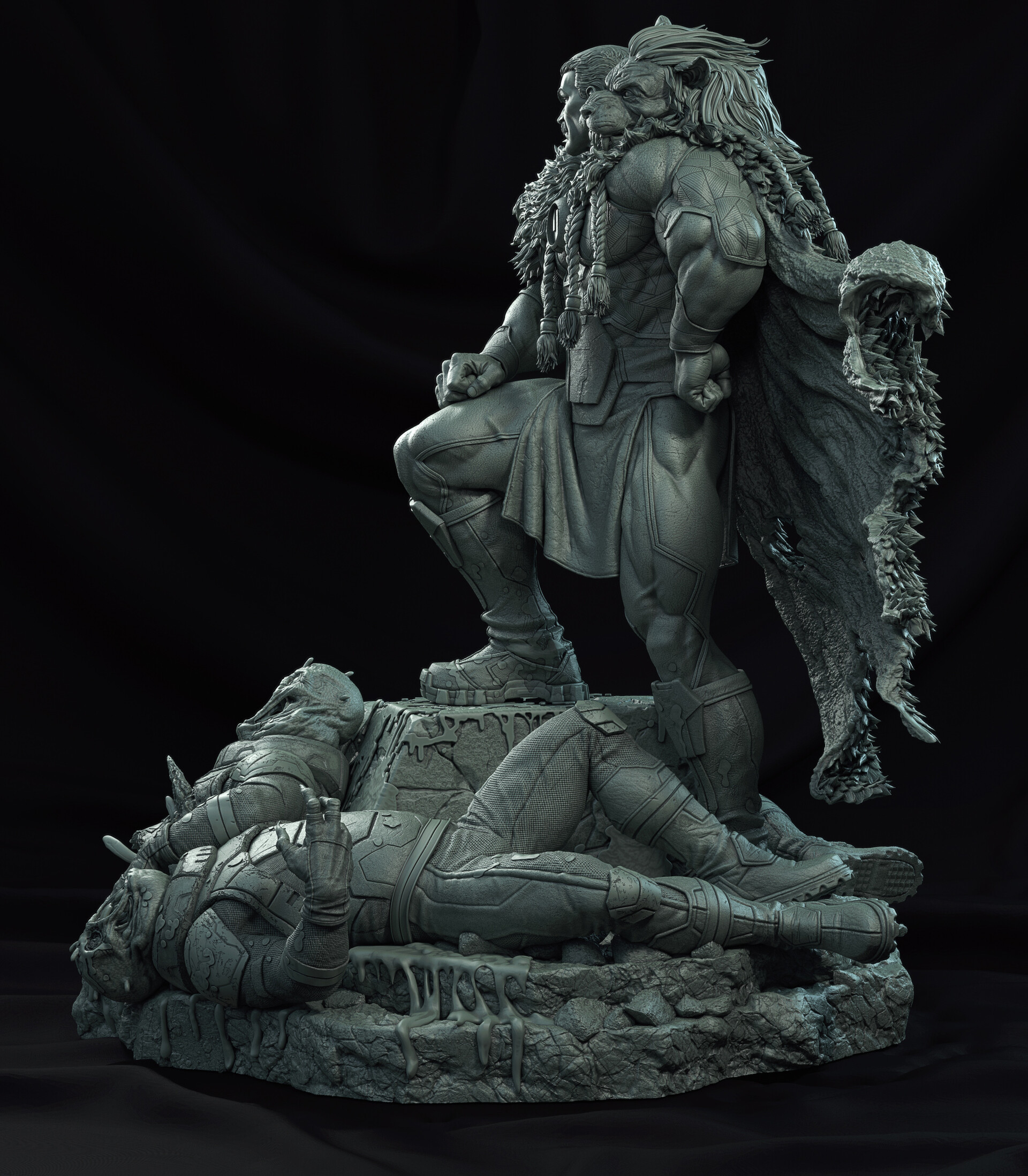 Rodrigue Pralier - Thragg fan art commission 2022