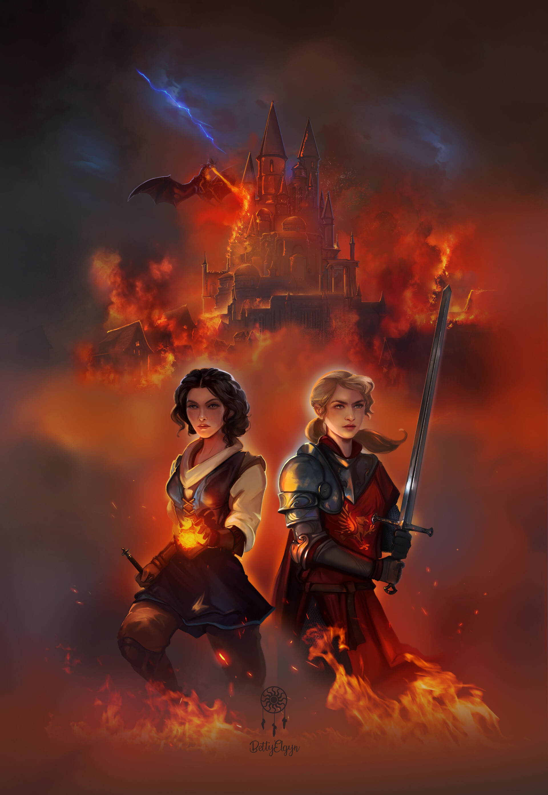 ArtStation - Mage and Knight#1