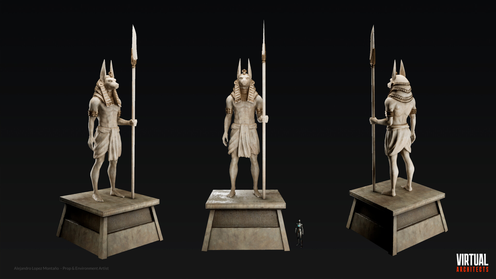 Alejandro Lopez - Anubis Statue | Game Ready