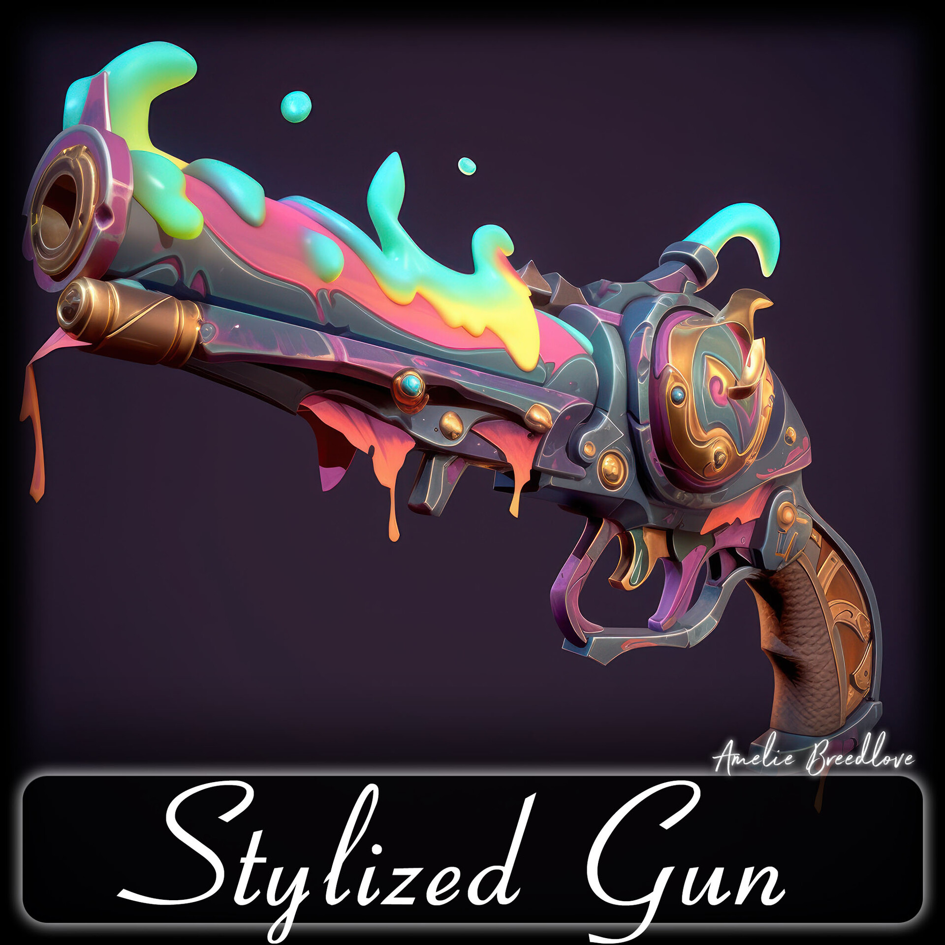 ArtStation - 300 Stylized Gun Reference Pack | 4K | v.15