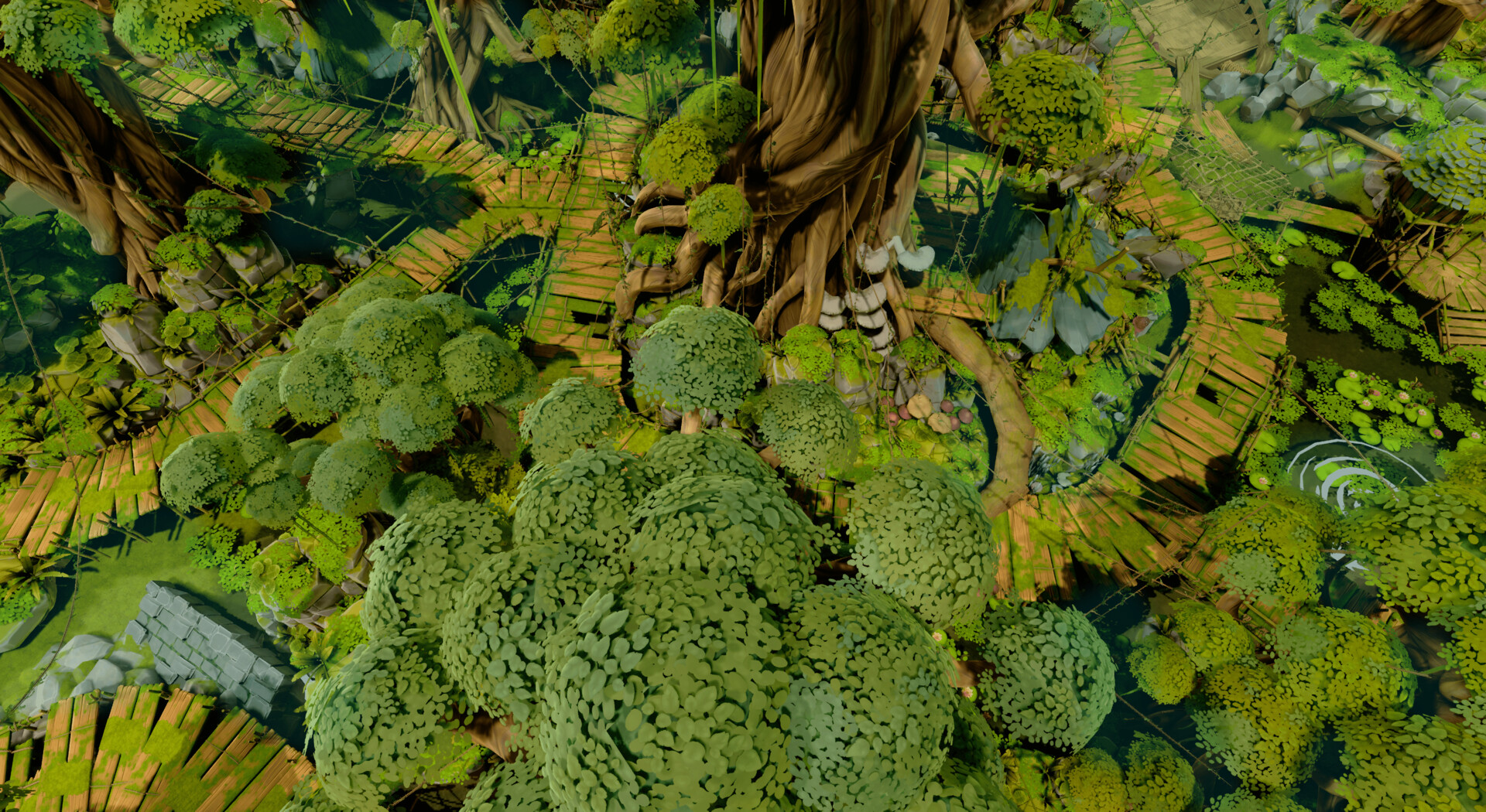 Mark Mocherad 🌀 - Golden Tides - Swamp biome