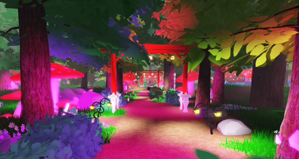 ArtStation - Entrance to A Fantasy Forest