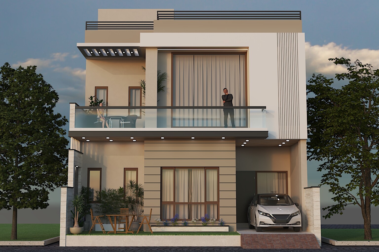 ArtStation - Front Elevation Design 01