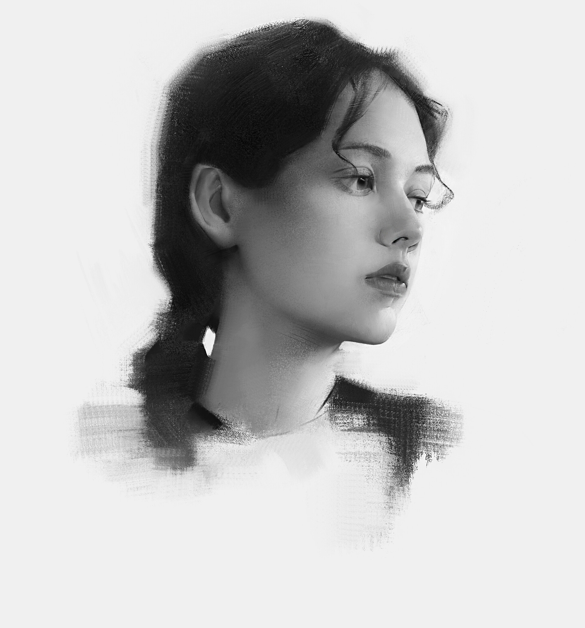 ArtStation - Sketch girl