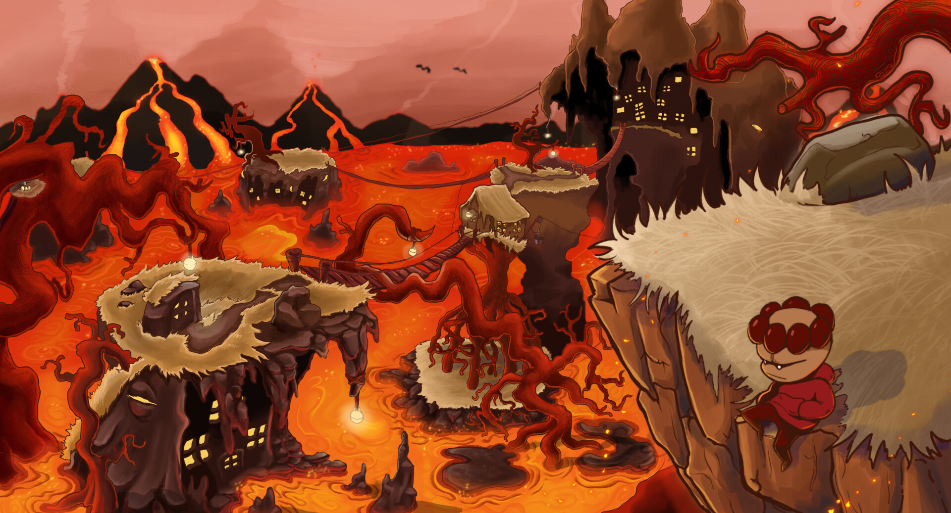 ArtStation - Lava Swamp