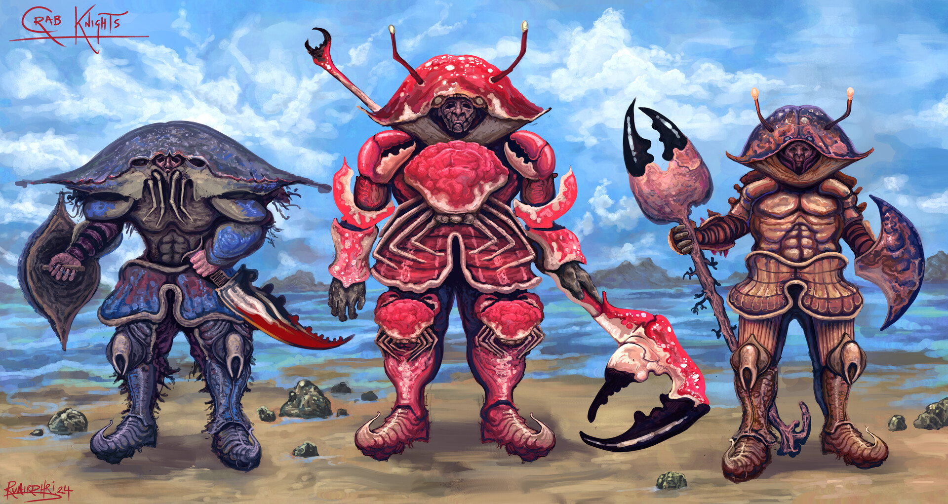 ArtStation - Crab Knights