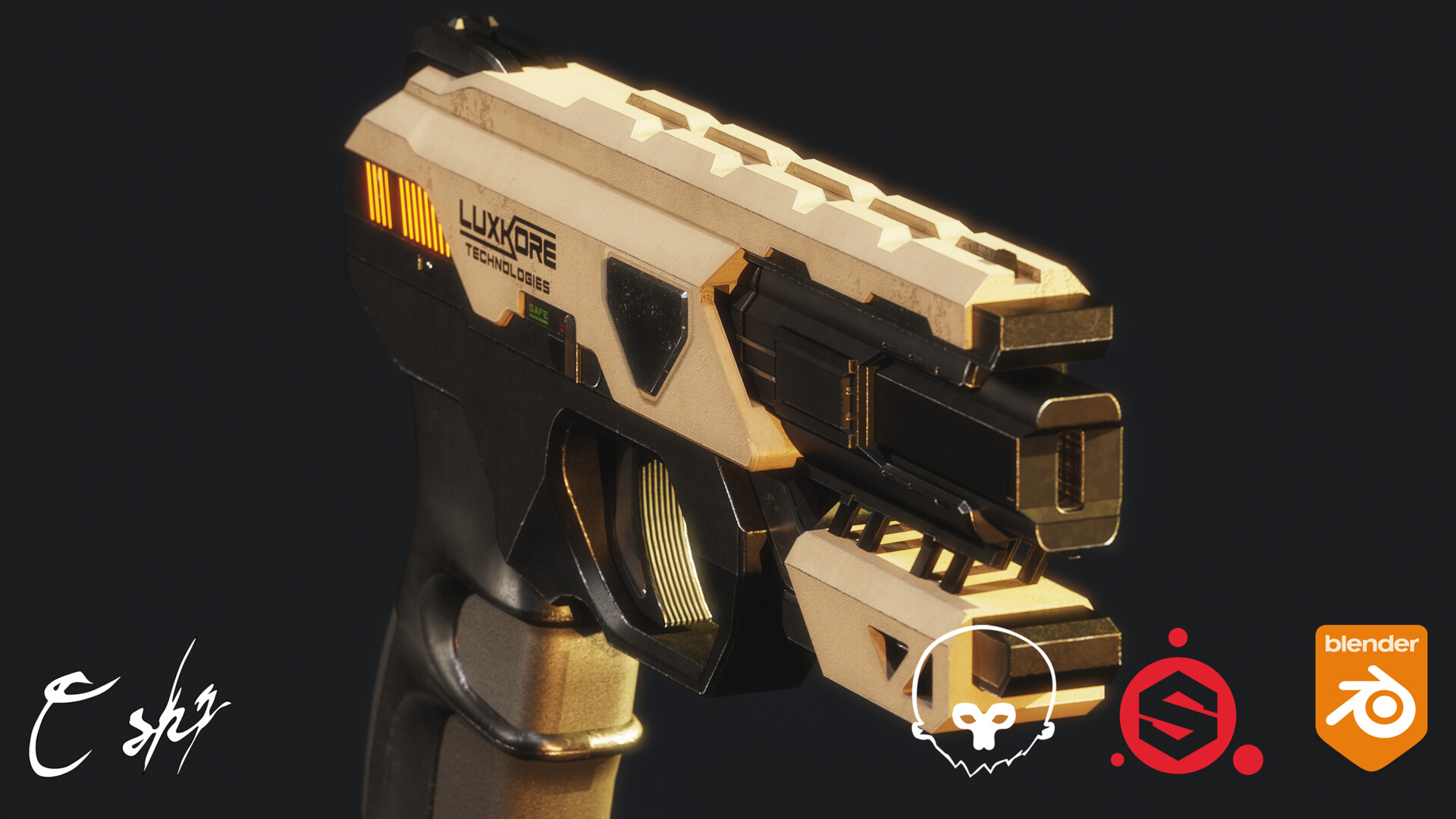 Oskar - Sci-Fi Energy Pistol