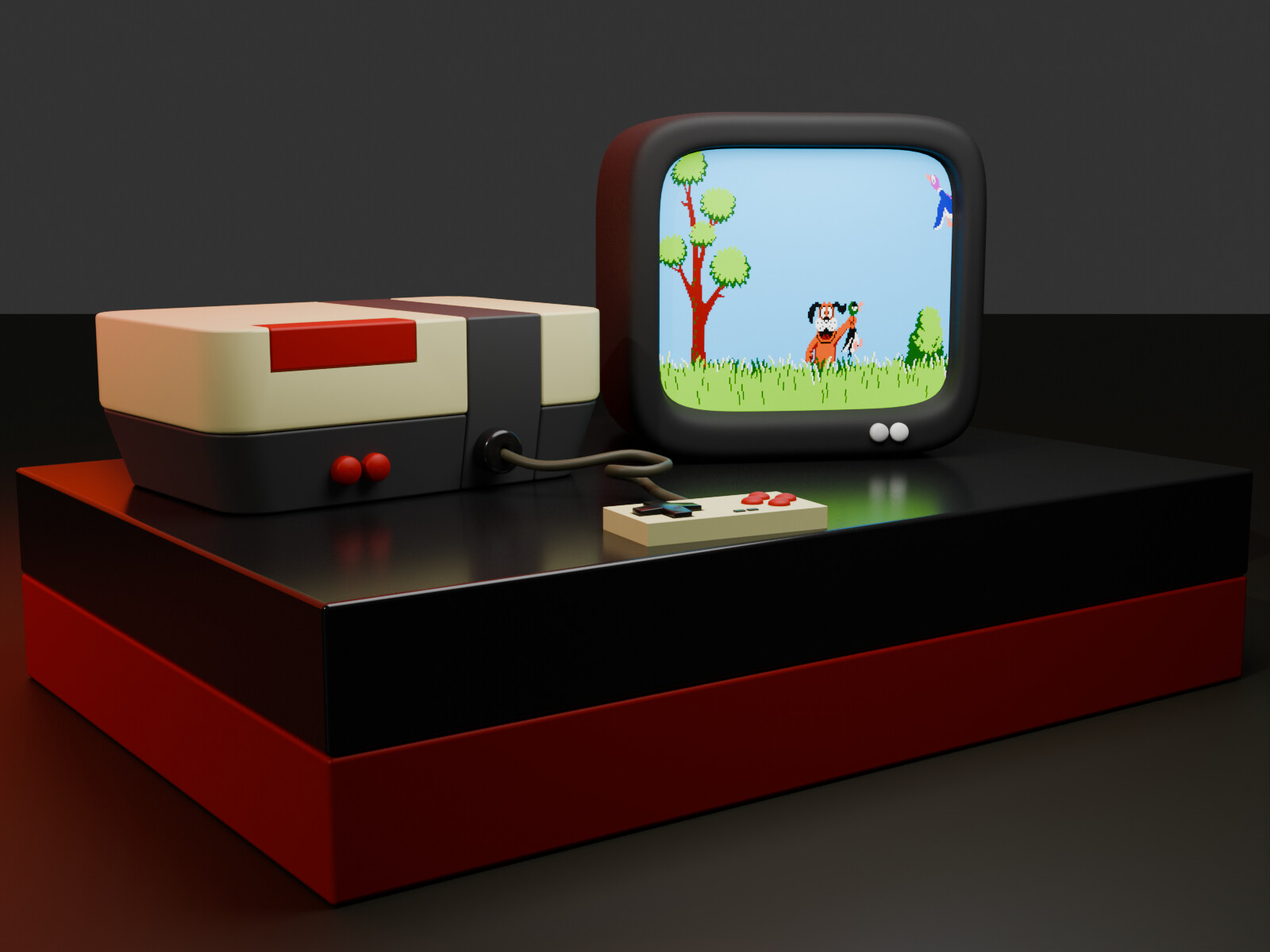 ArtStation - Old Game Console / Atari
