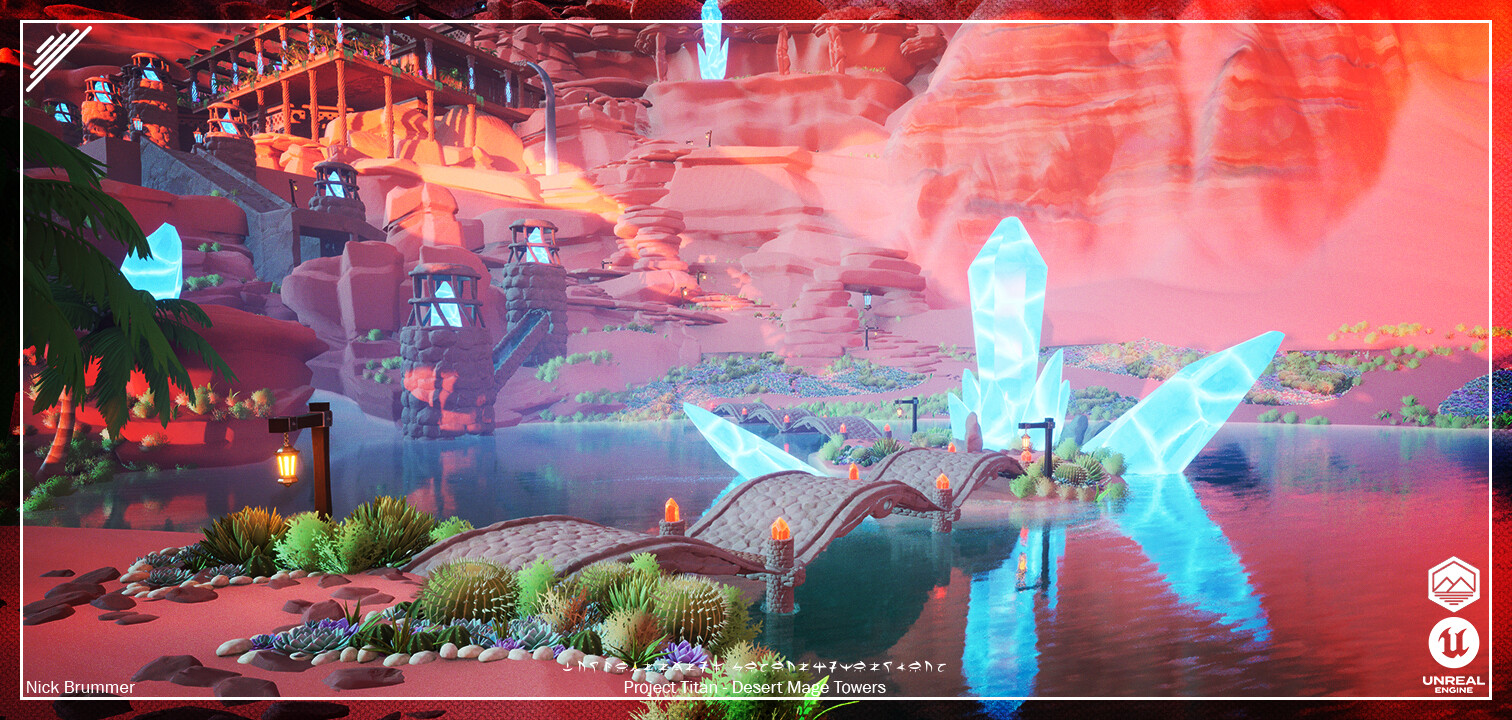 ArtStation - Project Titan - Desert Mage Towers part 1