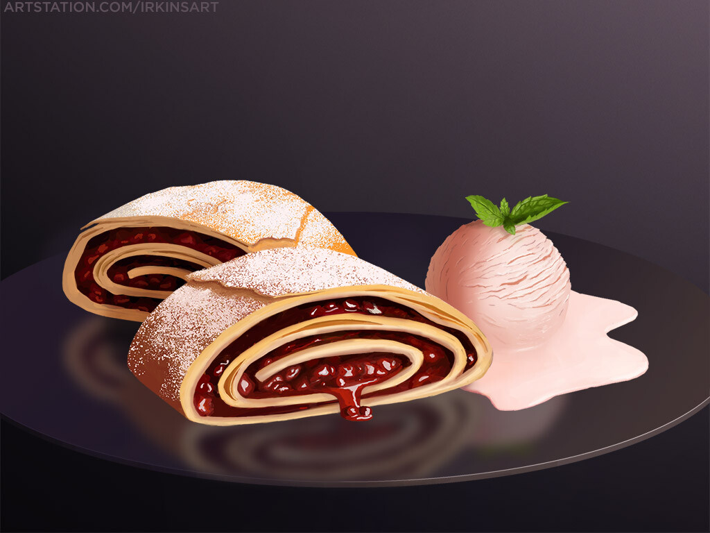 ArtStation - Cherry strudel