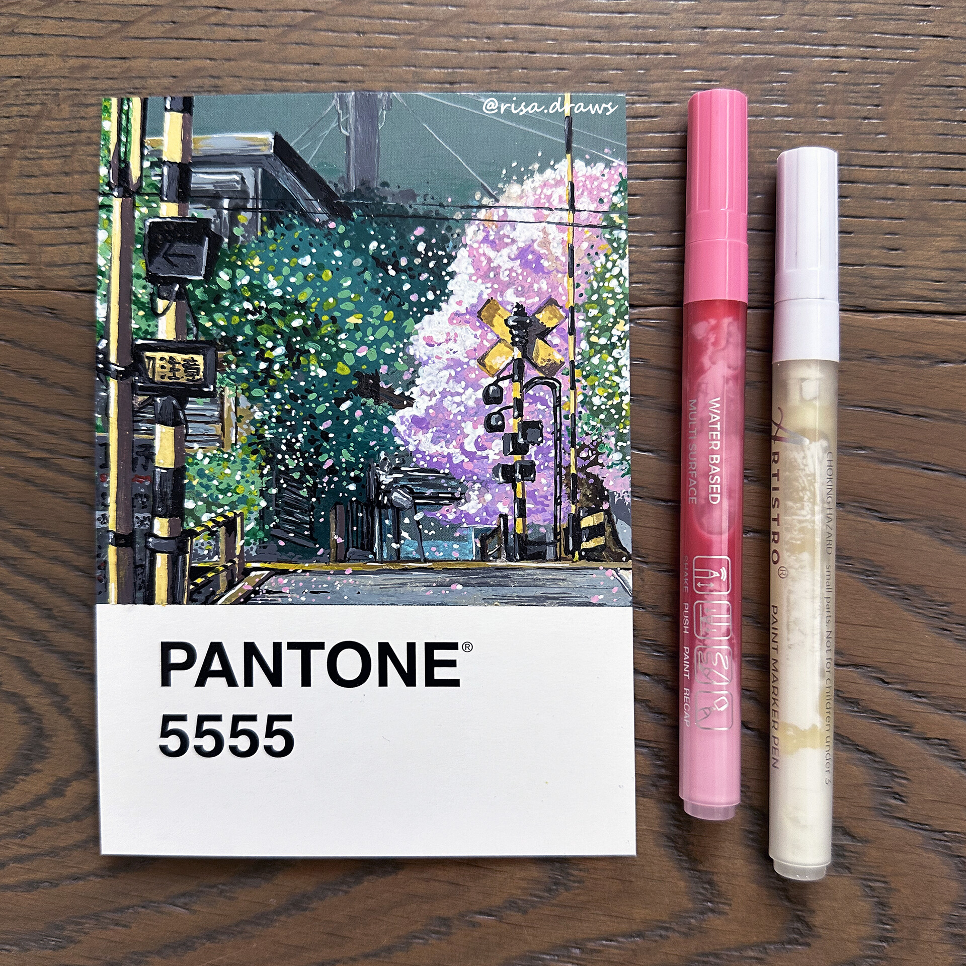 ArtStation - [Acrylic on Pantone] 5cm/s