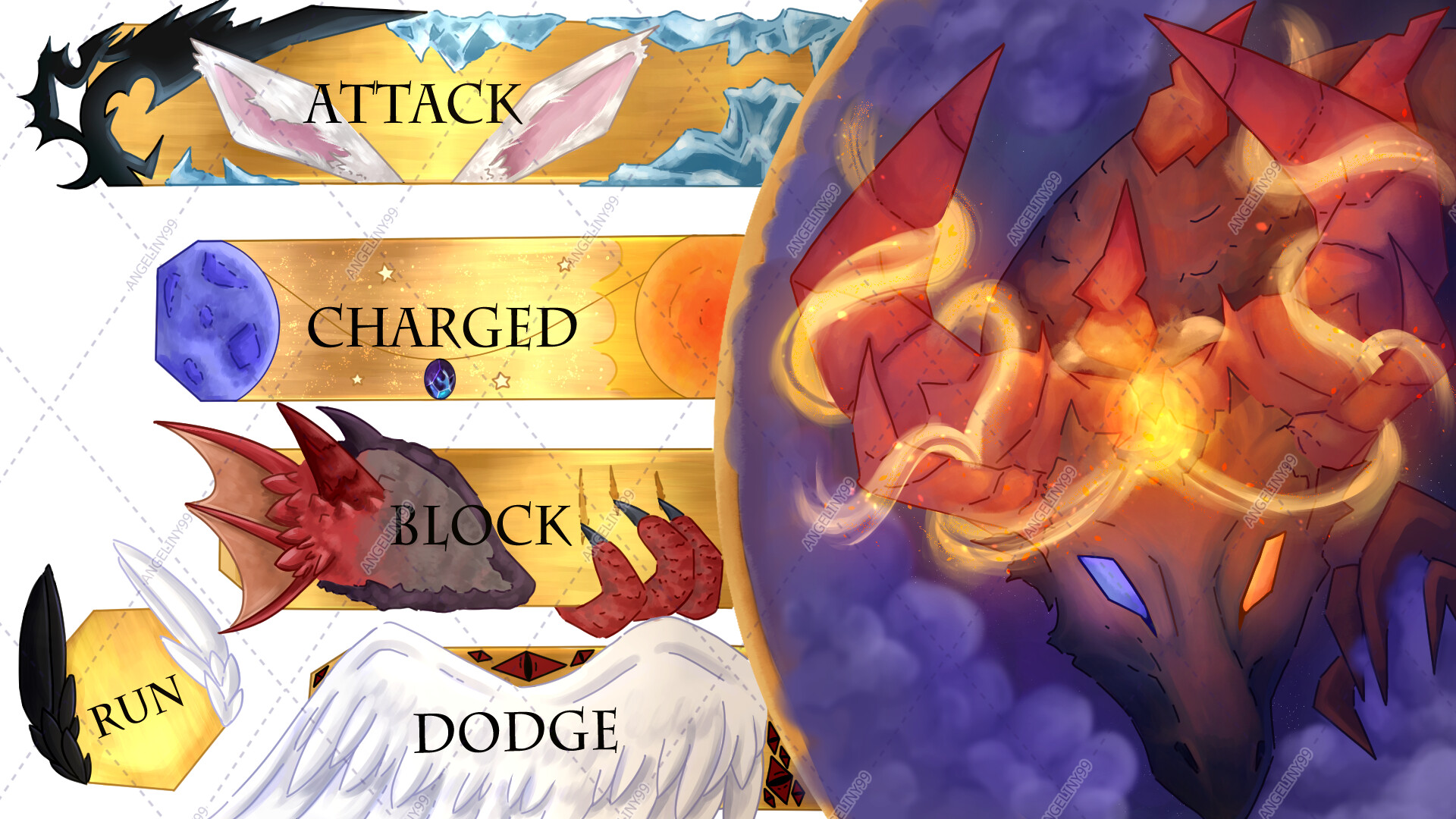 ArtStation - Automatic Fight Interface