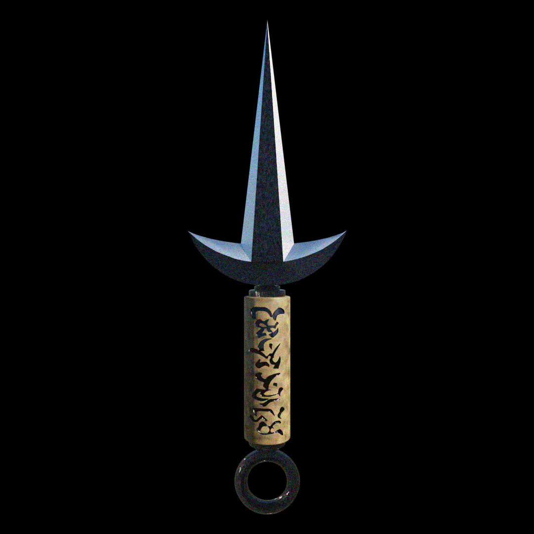 ArtStation - Kunai "Flying Thunder God" by Minato Namikaze from Naruto.