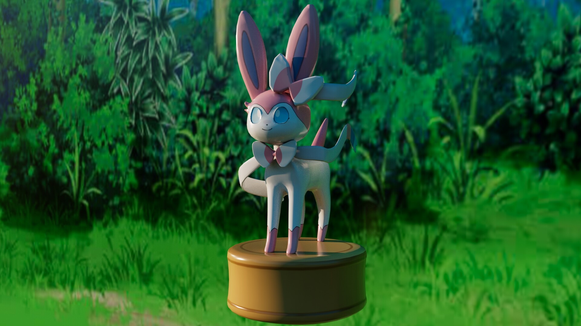 ArtStation - Sylveon 3D Model