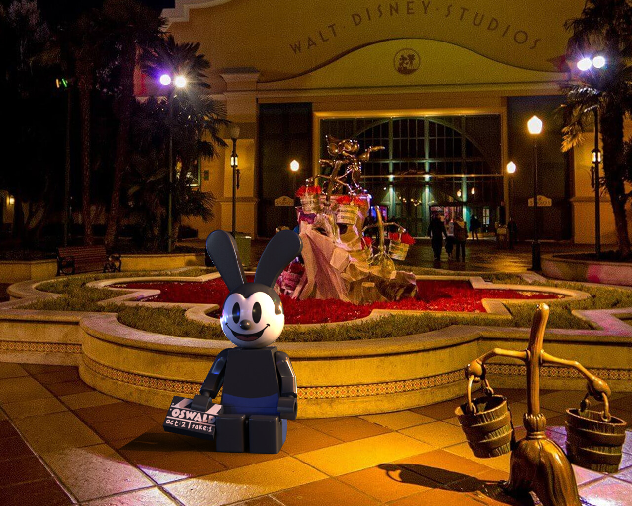 ArtStation - Oswald the Lucky Rabbit - LEGO