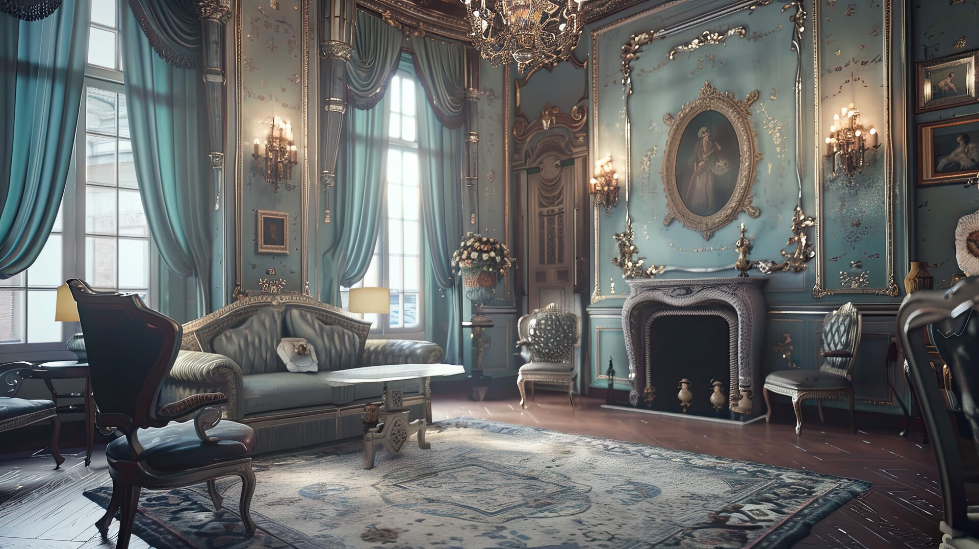 ArtStation - Rococo Salon Environment - Interior Reference Package Vol ...