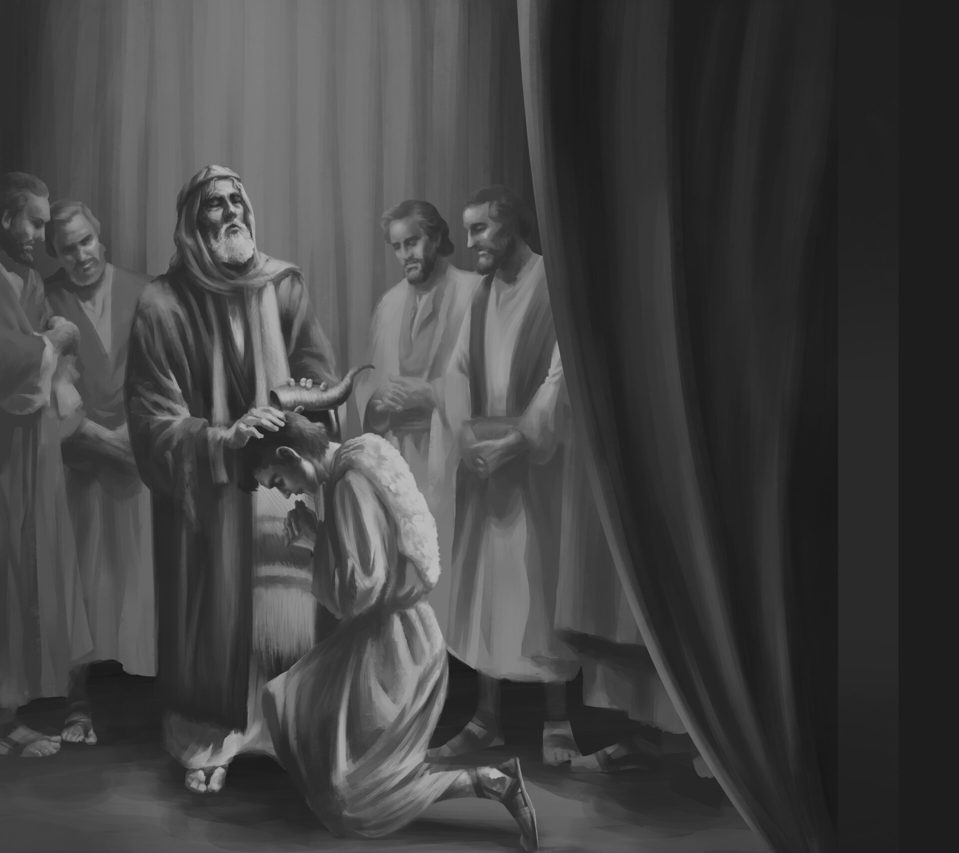 ArtStation - Samuel Anointing David