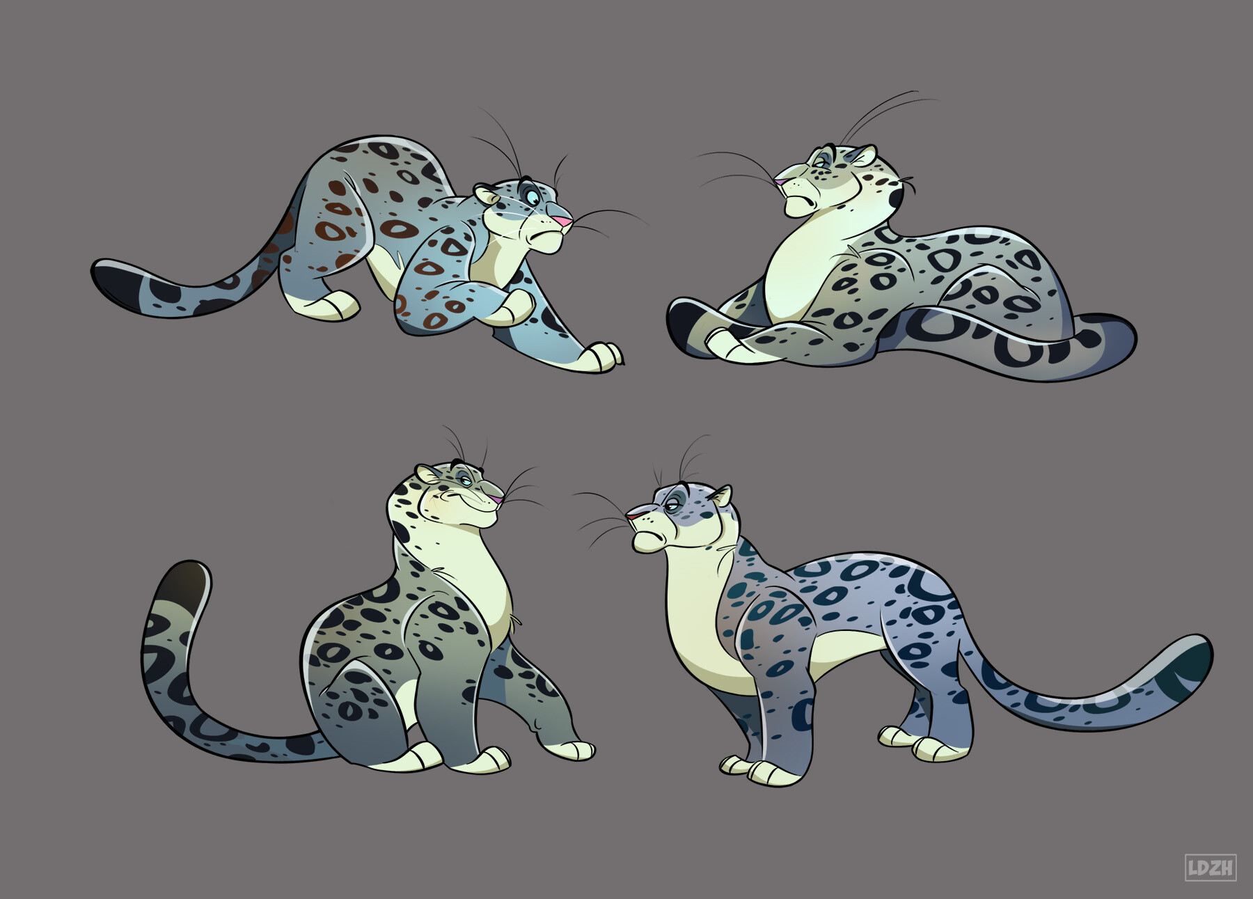 ArtStation - Snow Leopard