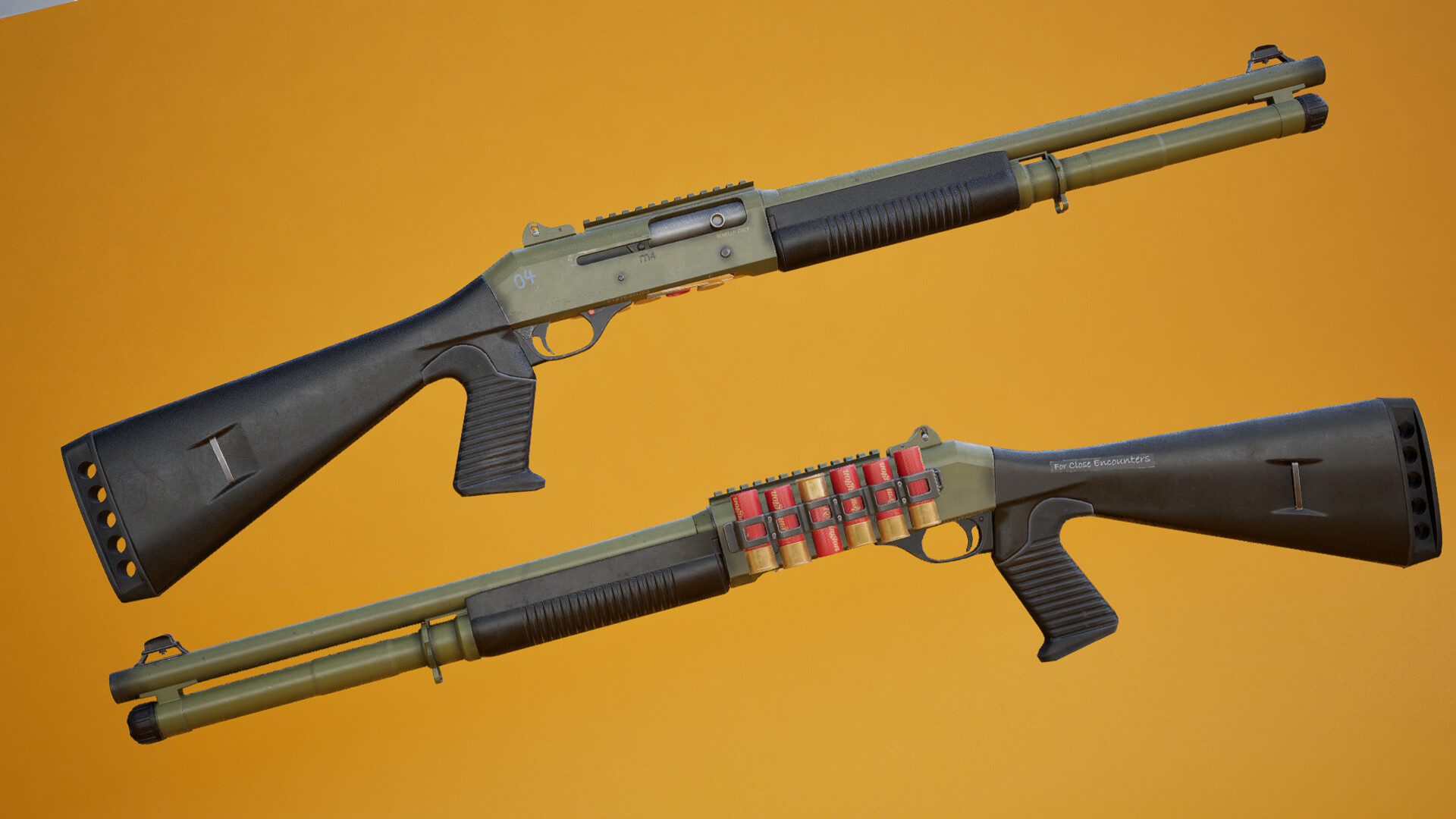 ArtStation - ShotGun Benelli M4