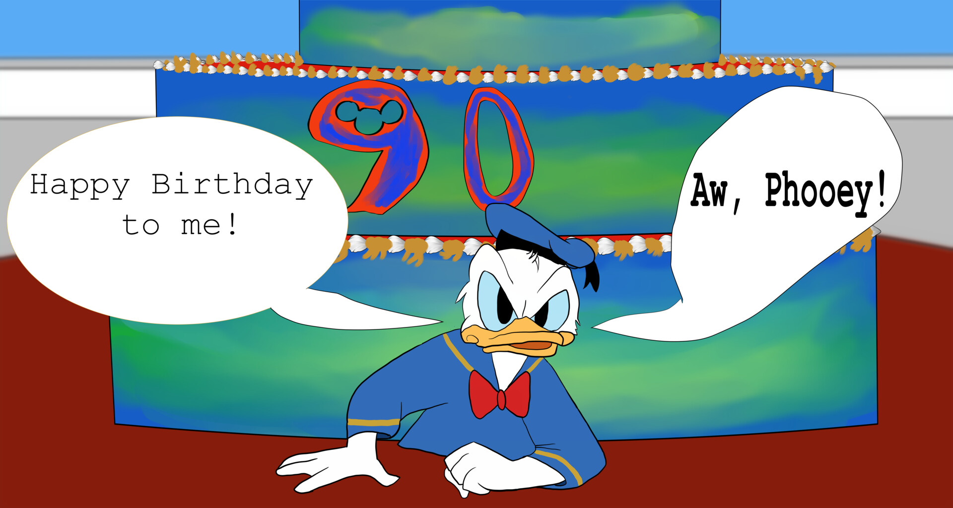 ArtStation - Donald 90th Birthday