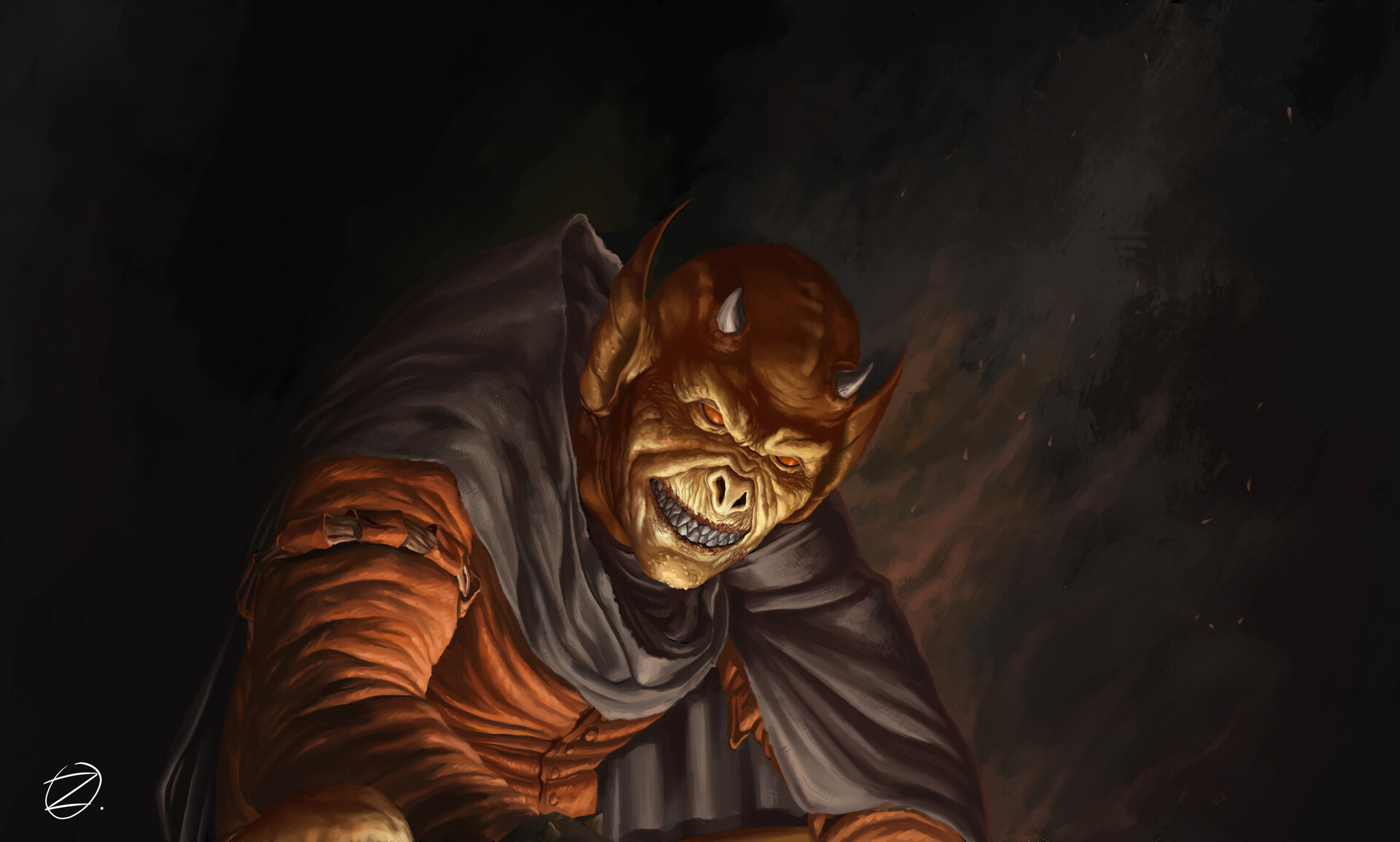 ArtStation - ETRIGAN ("GONE GONE THE FORM OF MAN")