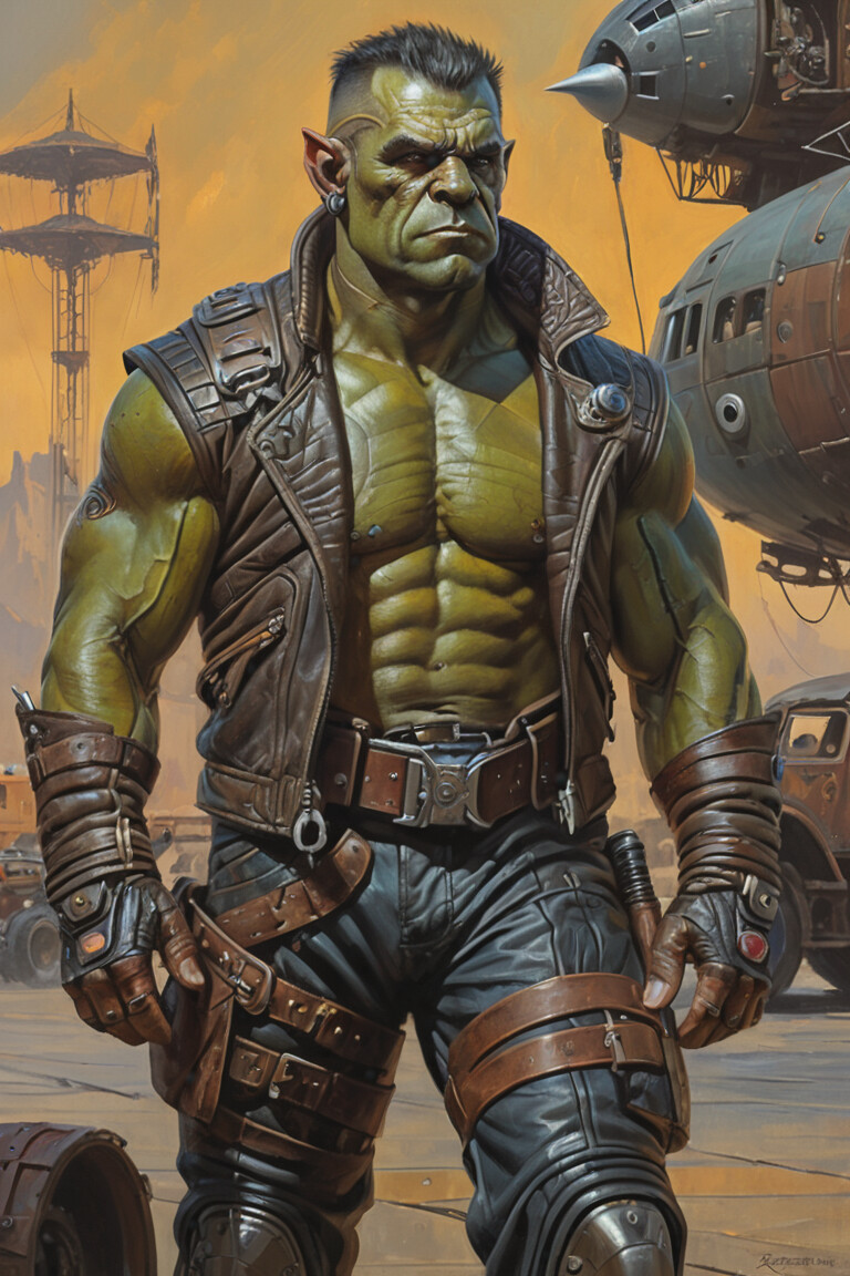 ArtStation - Steam and Diesel Punk Orcs