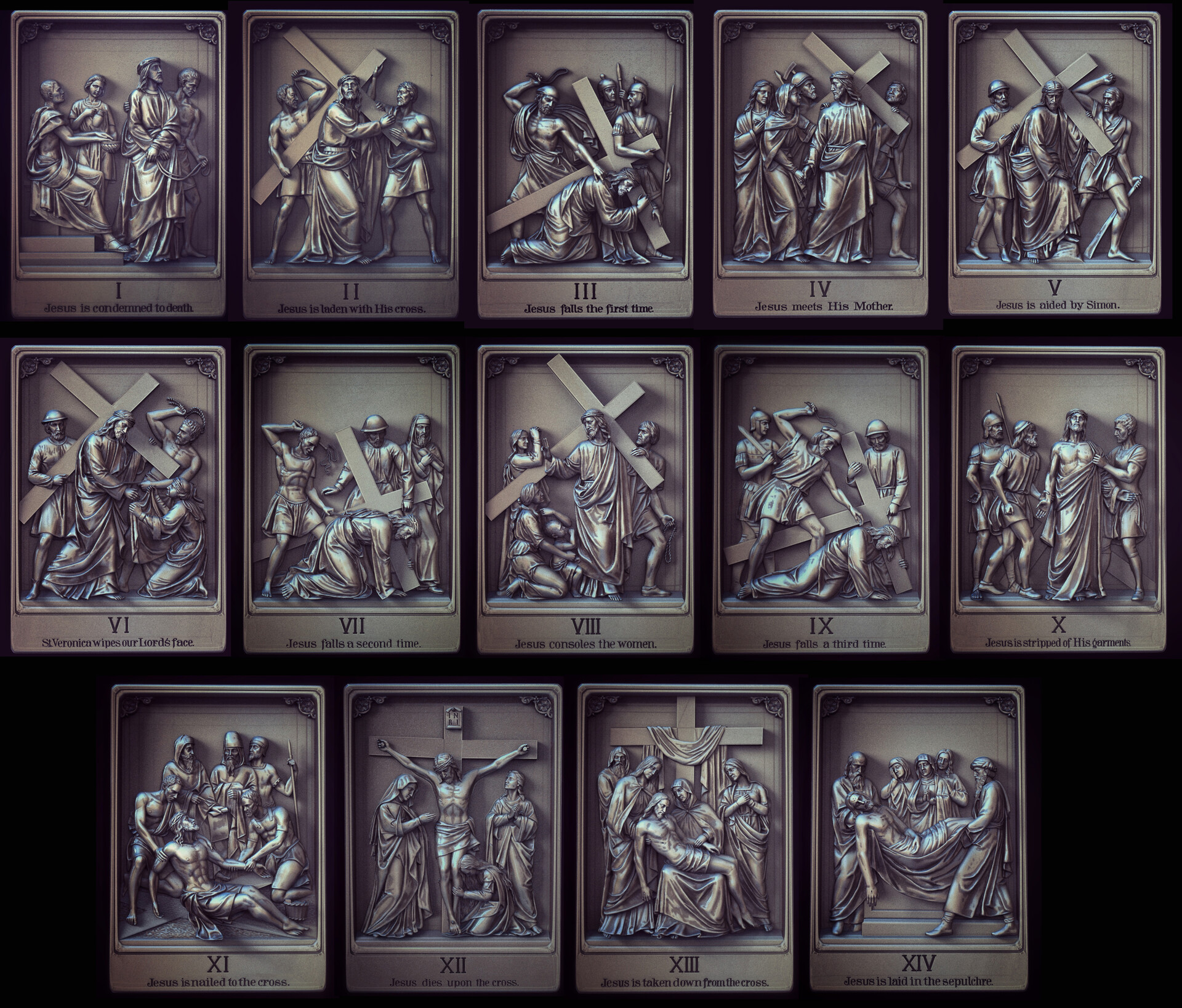 ArtStation - 14 stations of the cross