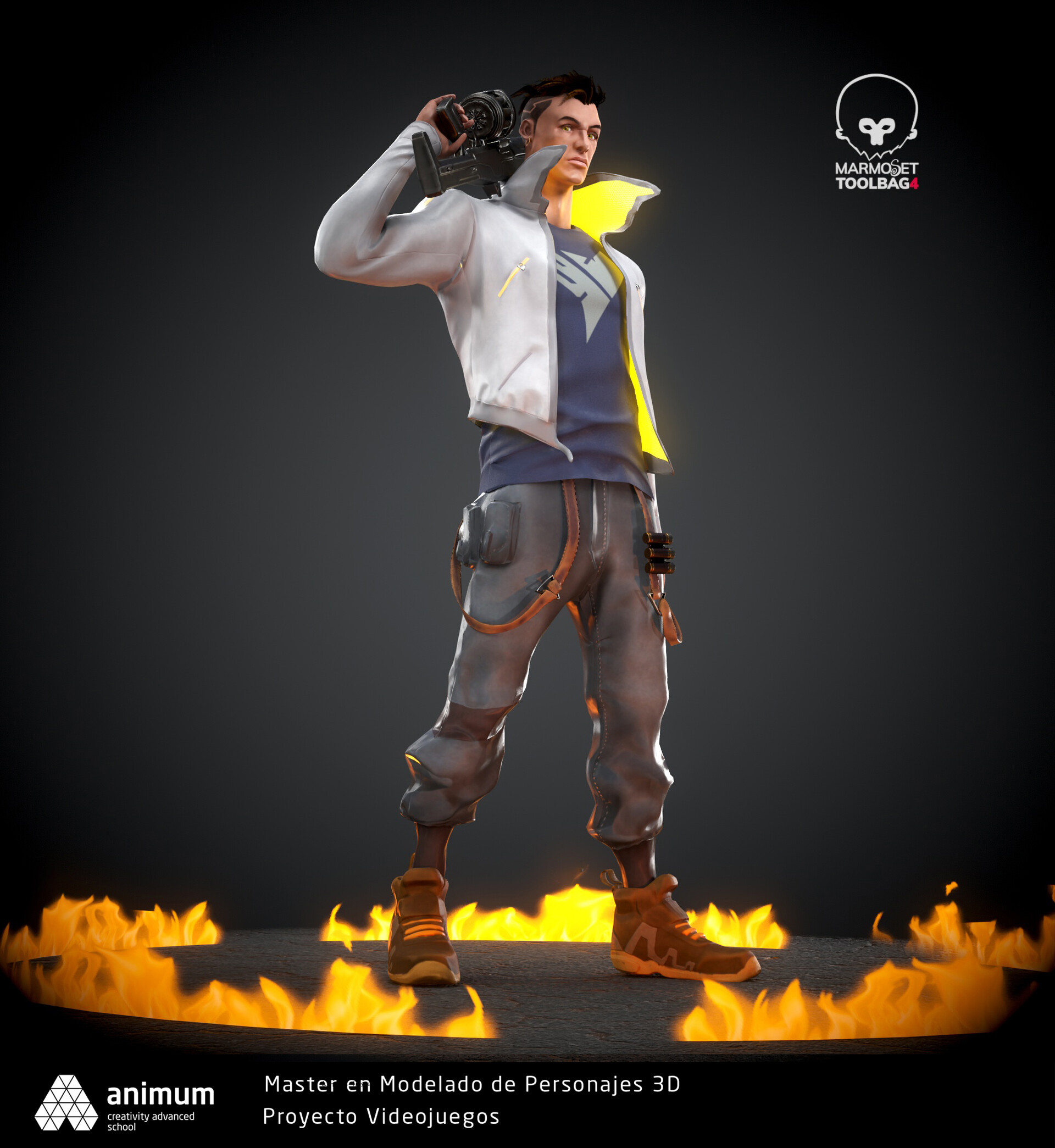 ArtStation - Phoenix of Valorant: Video Game Modeling Project