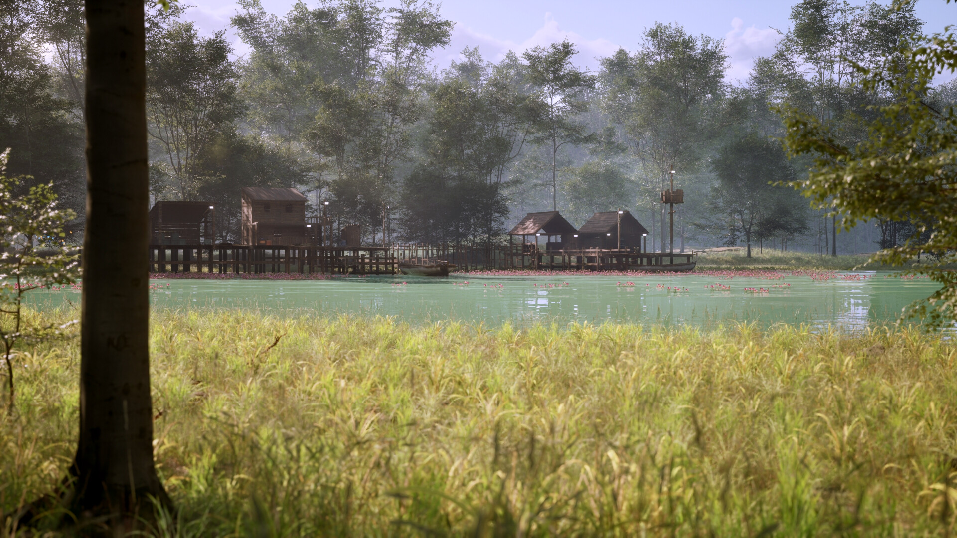 ArtStation - Swamp Lake Environment