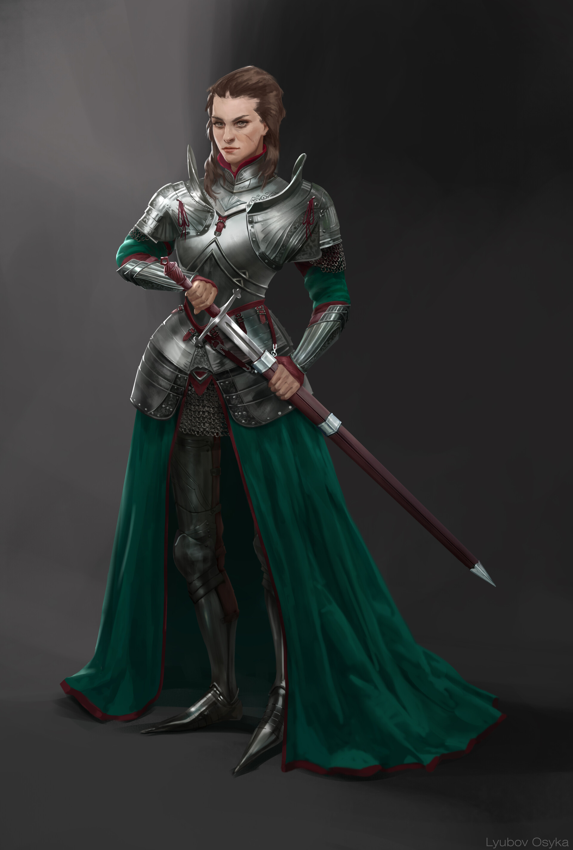 ArtStation - Lady in armor