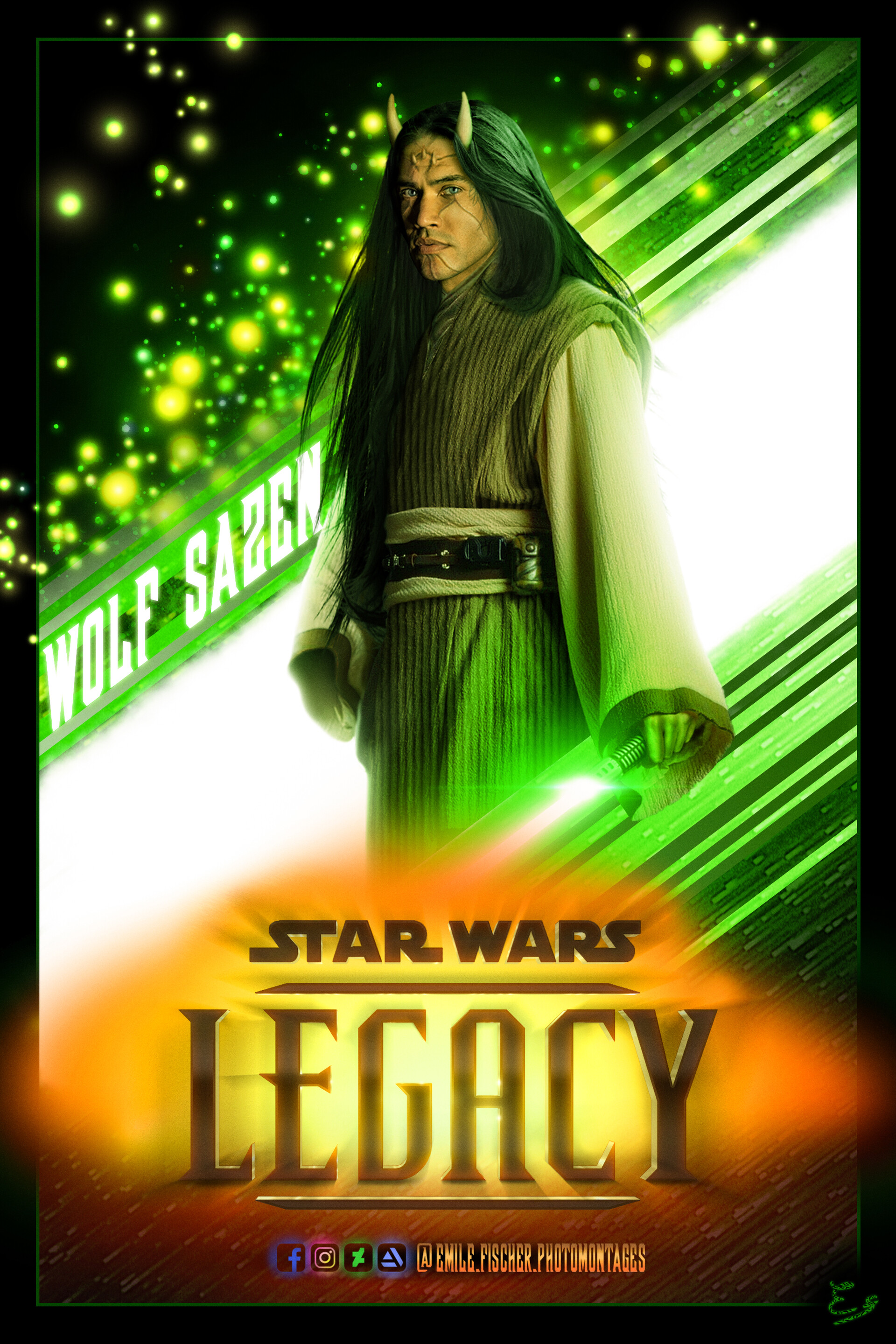 ArtStation - 2024) Star Wars Legacy Wolf Sazen Poster