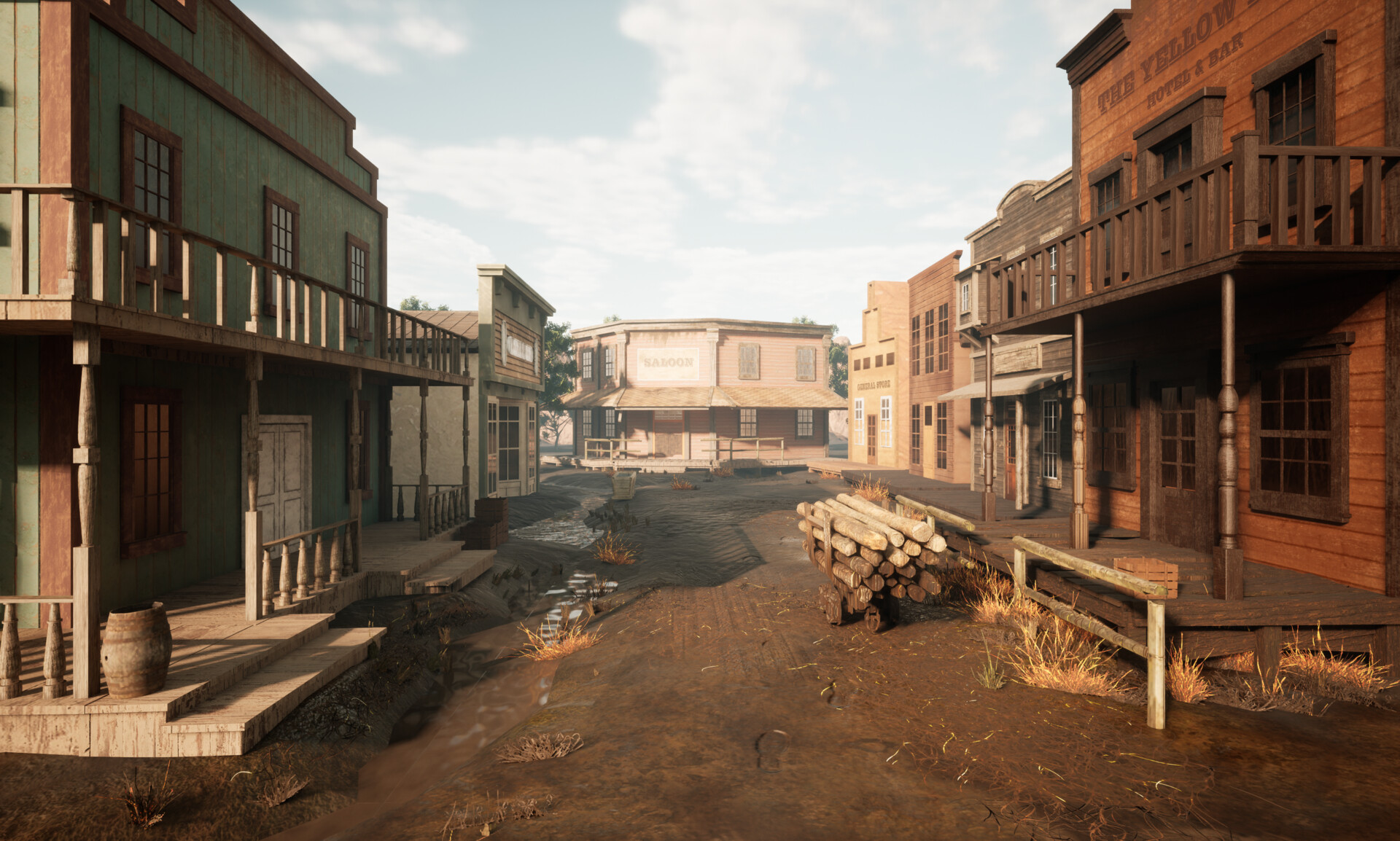 ArtStation - Old West Town